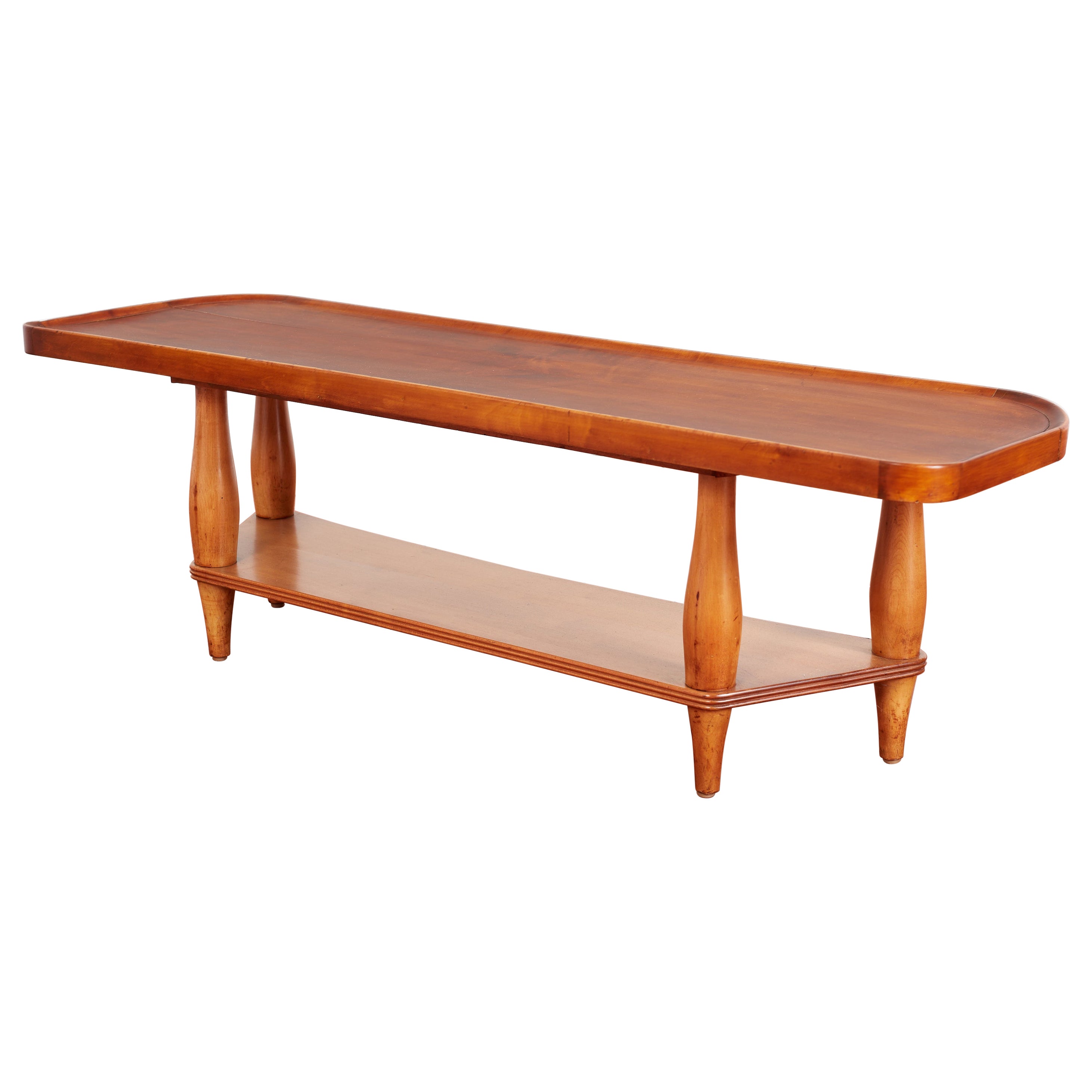 1940s Italian Curved Table For Sale at 1stDibs