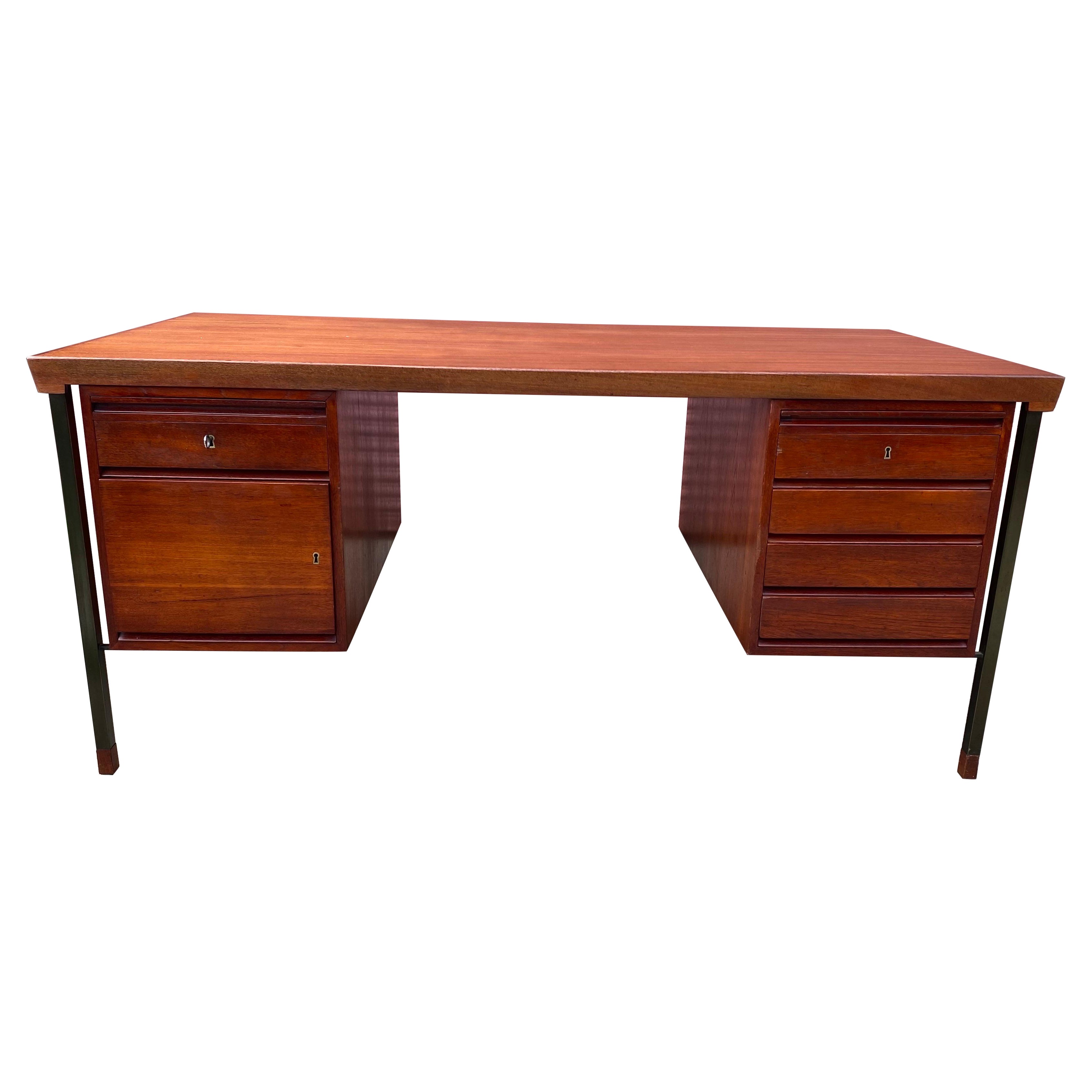 Peter Hvidt and Orla Molgaard-Nielsen Executive Desk with front ...