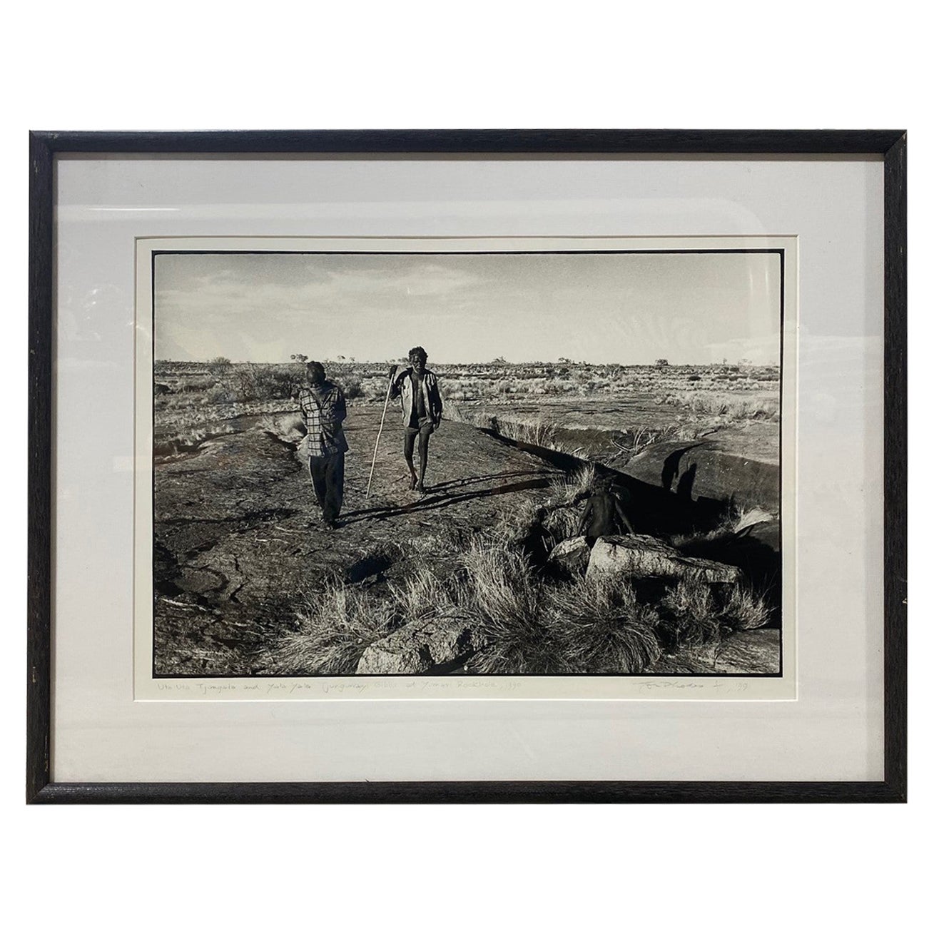 Jon Rhodes Signed Limited Ed Australian Aboriginal Art Silver Gelatin ...