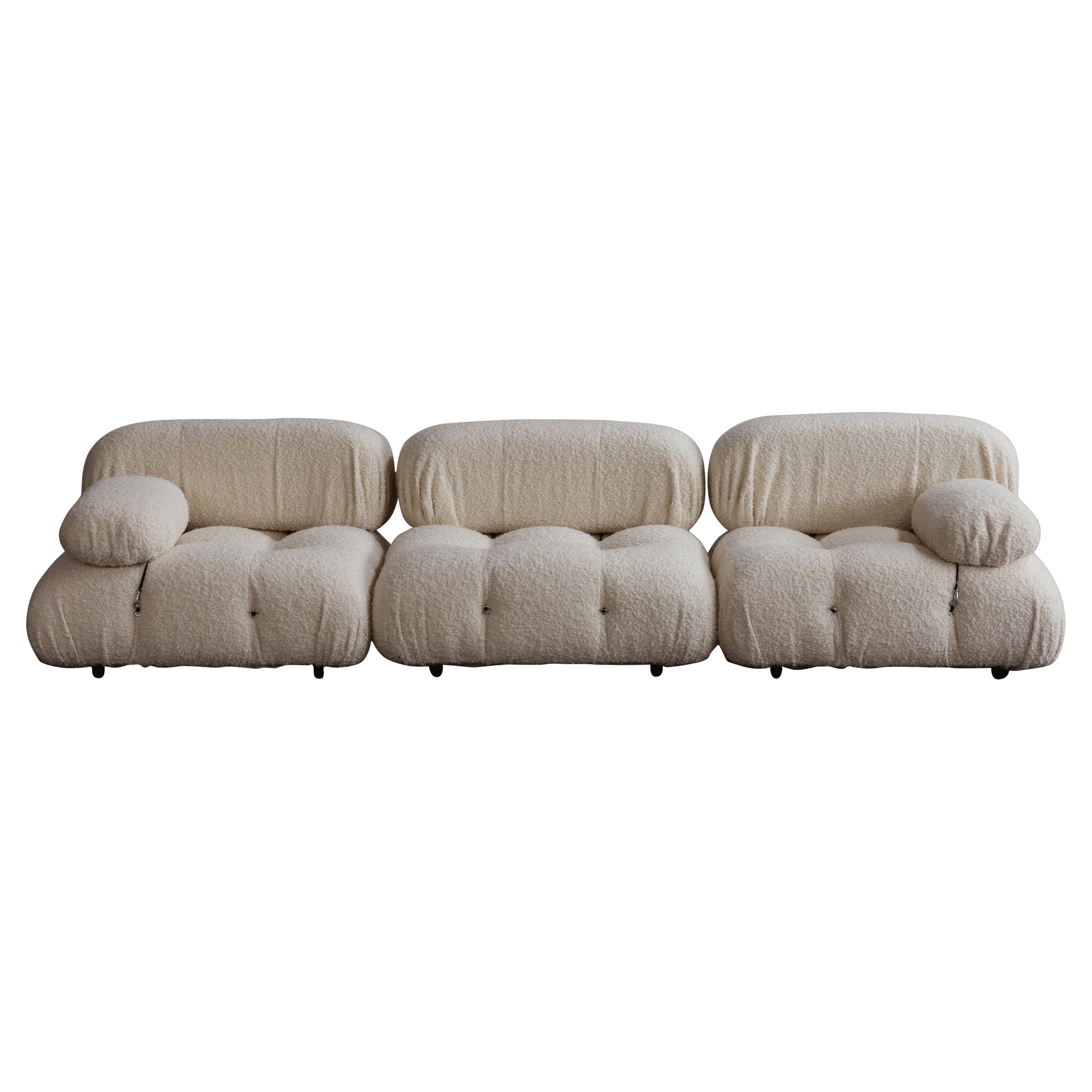 Mario Bellini "Camaleonda" Sofa for B&B Italia, Wool Bouclé, 1970, Set ...