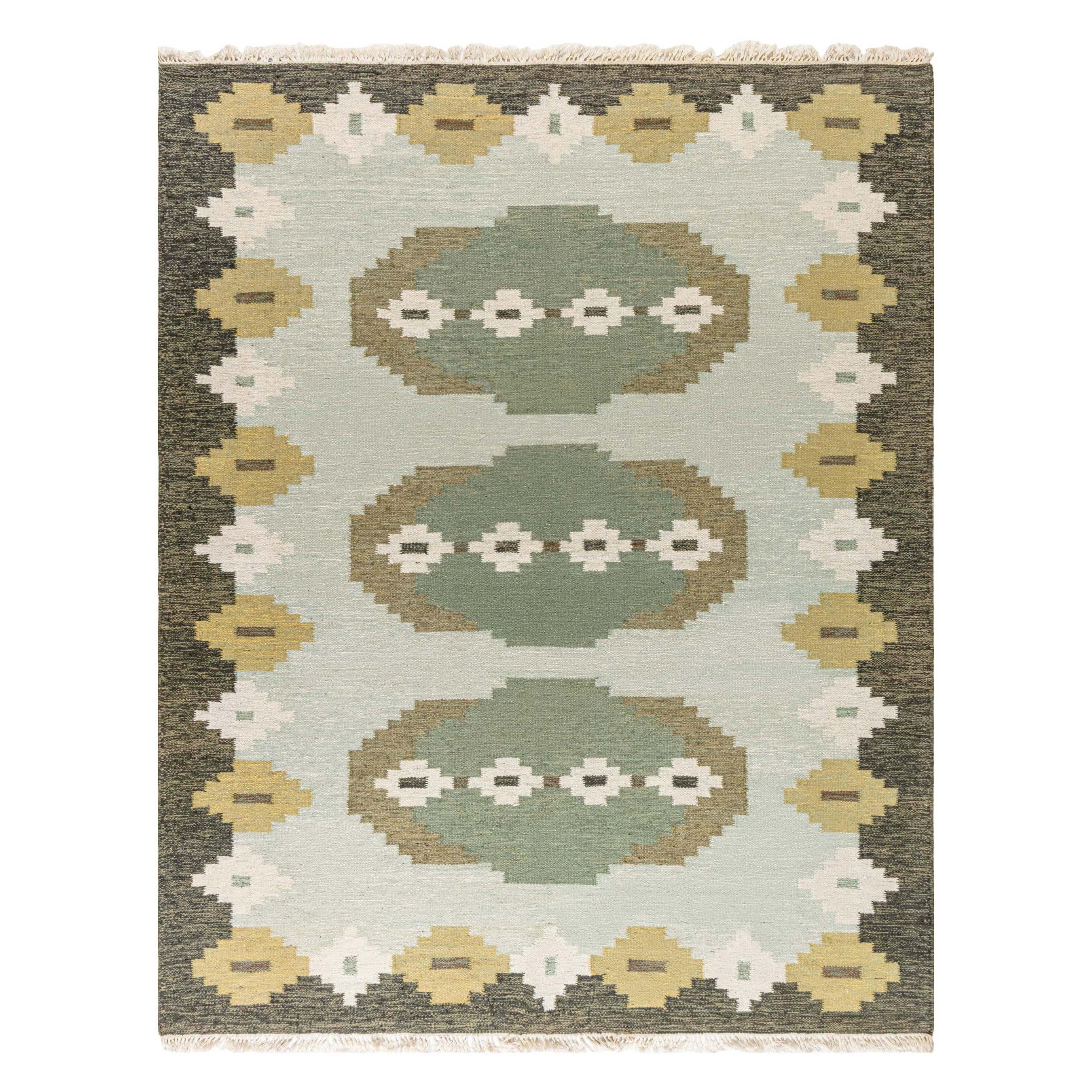 Doris Leslie Blau Collection Vintage Swedish Flat Woven Rug For Sale at ...