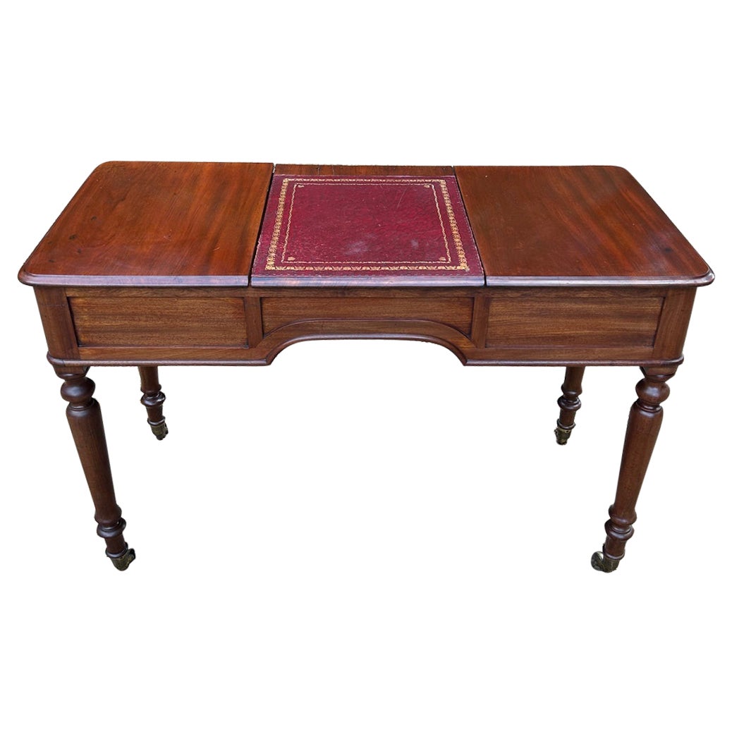 19th Century Mahogany Writing Table For Sale at 1stDibs