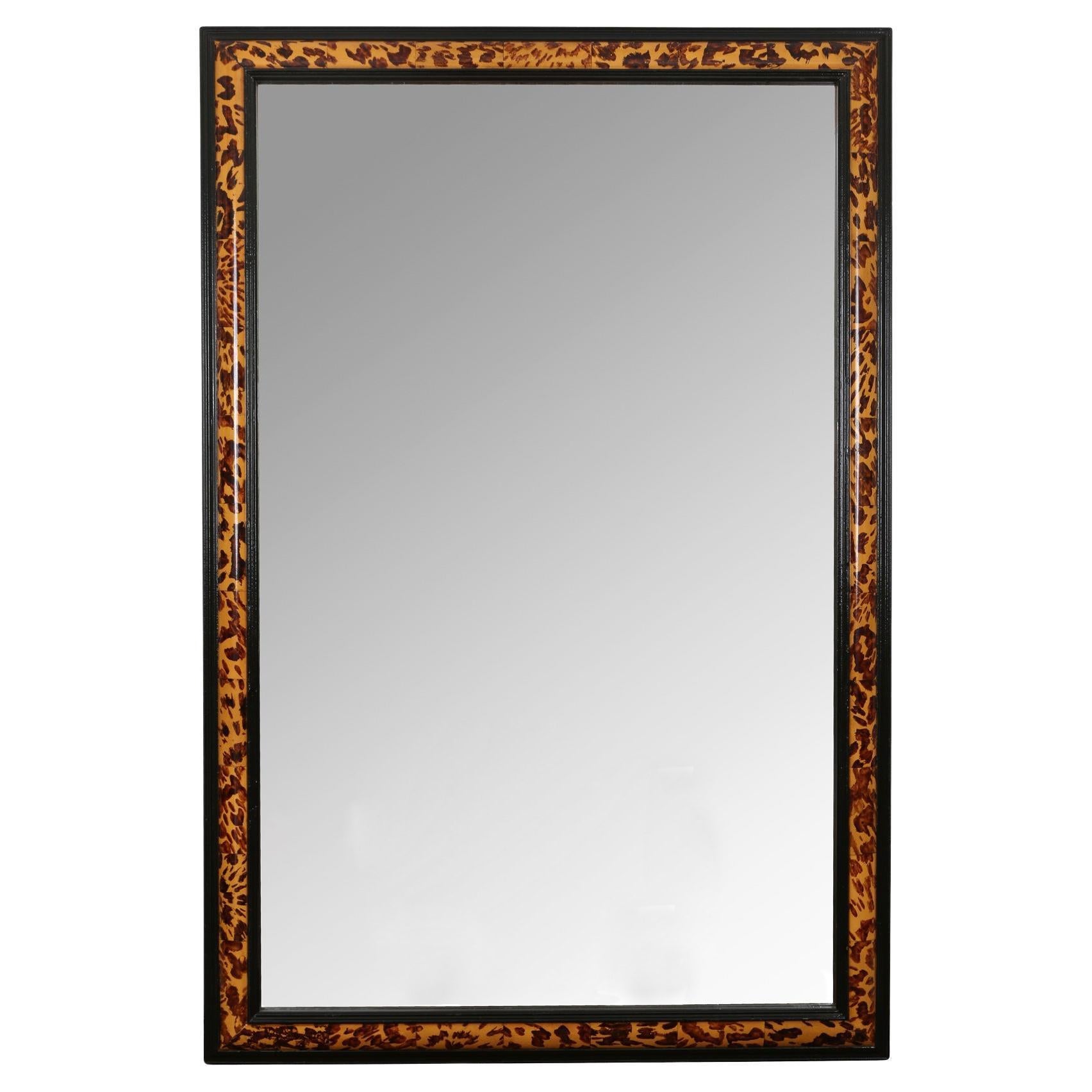 Decorative Arts Inc. Faux Tortoise Shell Painted Brown Gold Modern Wall ...