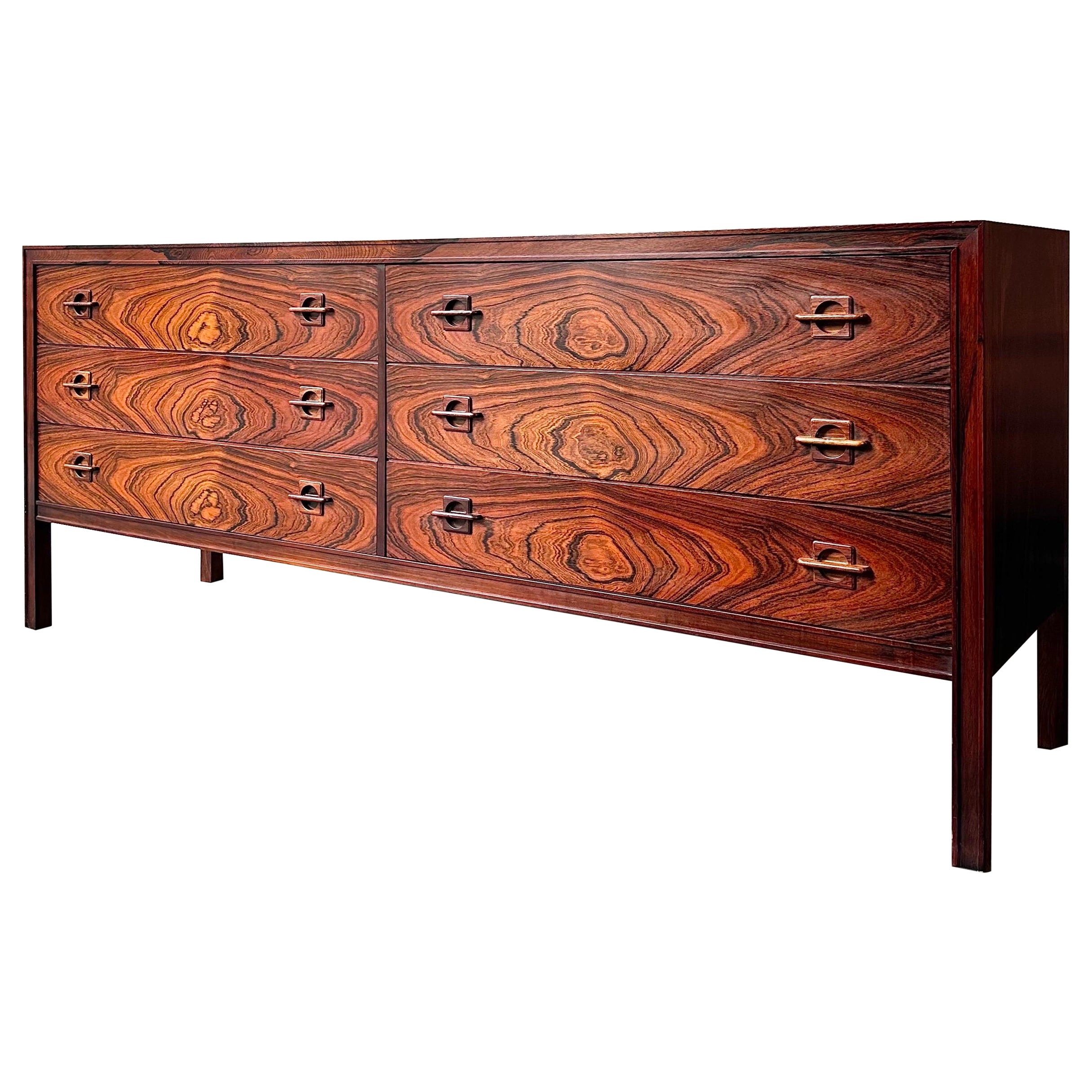 Danish Rosewood Dresser by Jorgen Clausen For Sale at 1stDibs