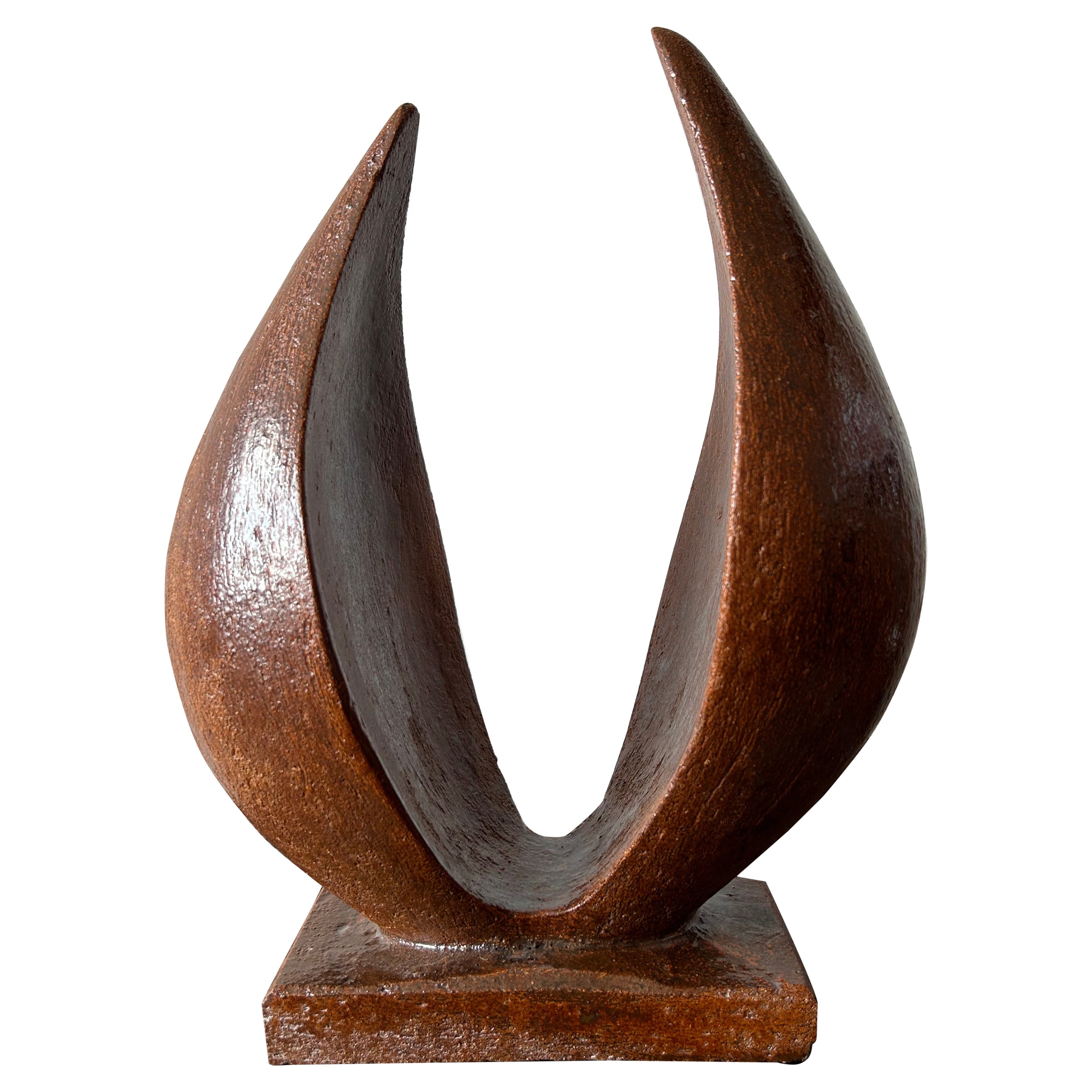Abstract Scandinavian sculpture 1970’s For Sale at 1stDibs