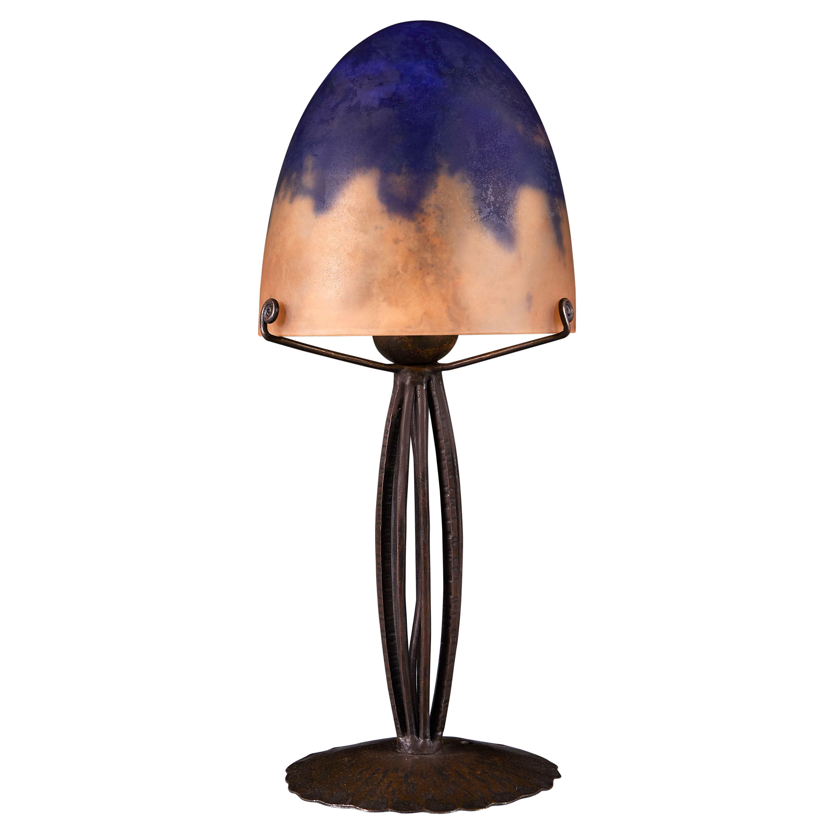 An Art Nouveau Lamp by Daum For Sale at 1stDibs