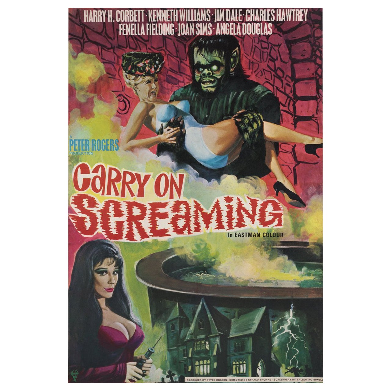 "Carry on Screaming" Original British Movie Poster For Sale at 1stDibs ...
