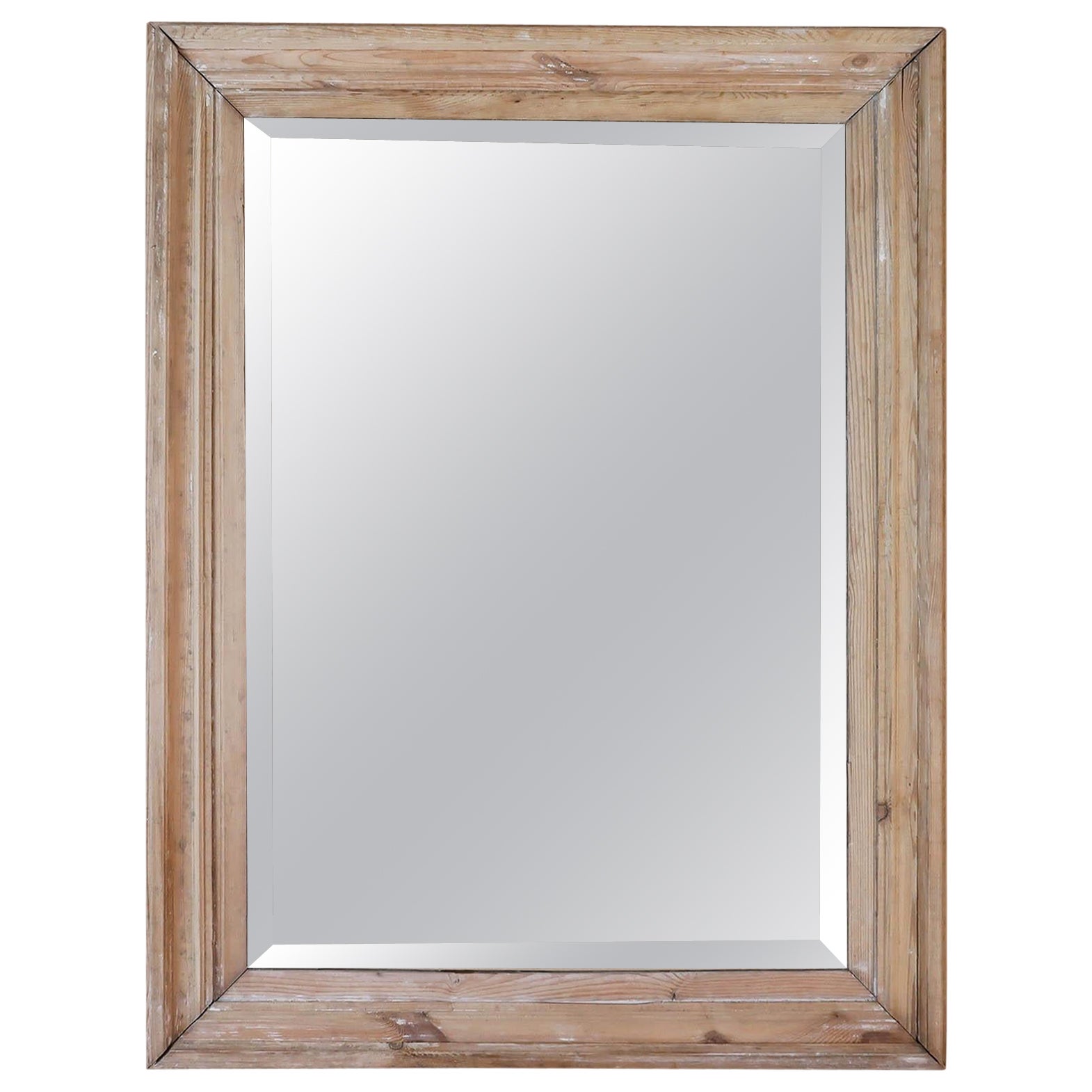 Large Antique Pine Mirror, English, 19th Century For Sale at 1stDibs