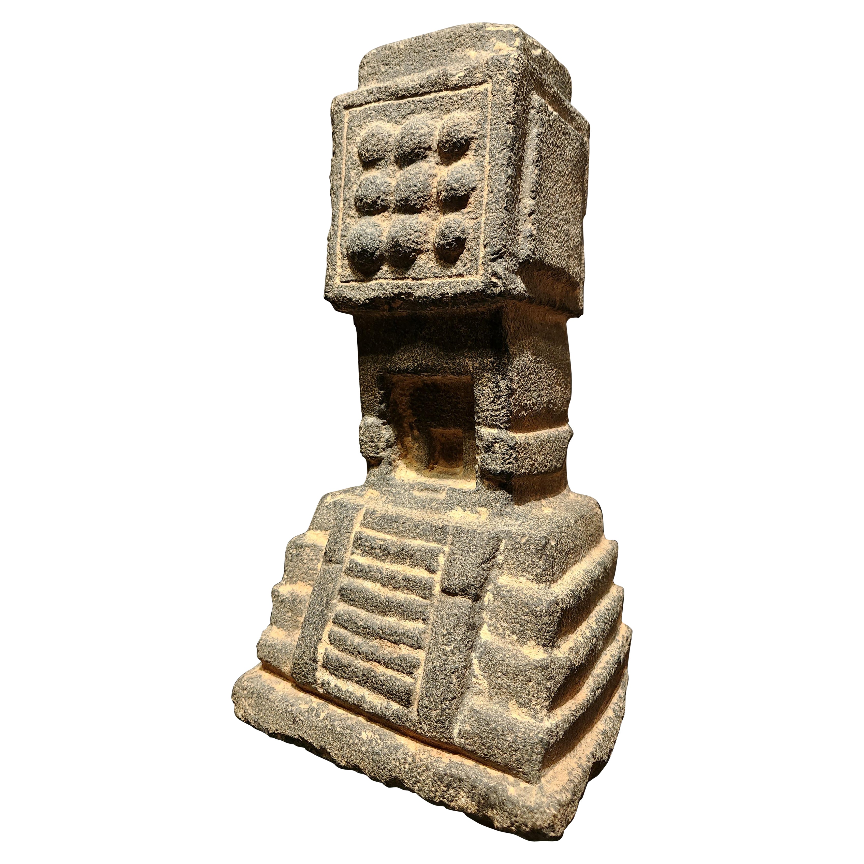 Exceedingly Rare Aztec 15th/16th Century Temple Model w/ Pre-1970 ...