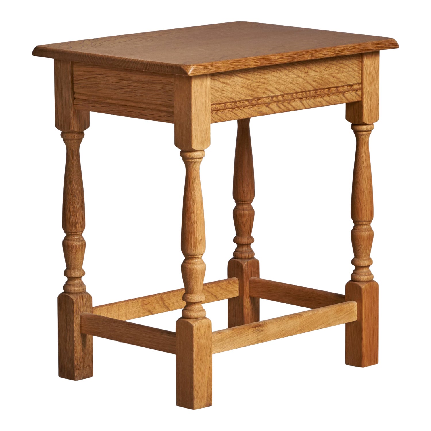 Danish Designer, Side Table, Oak, Denmark, 1960s For Sale at 1stDibs