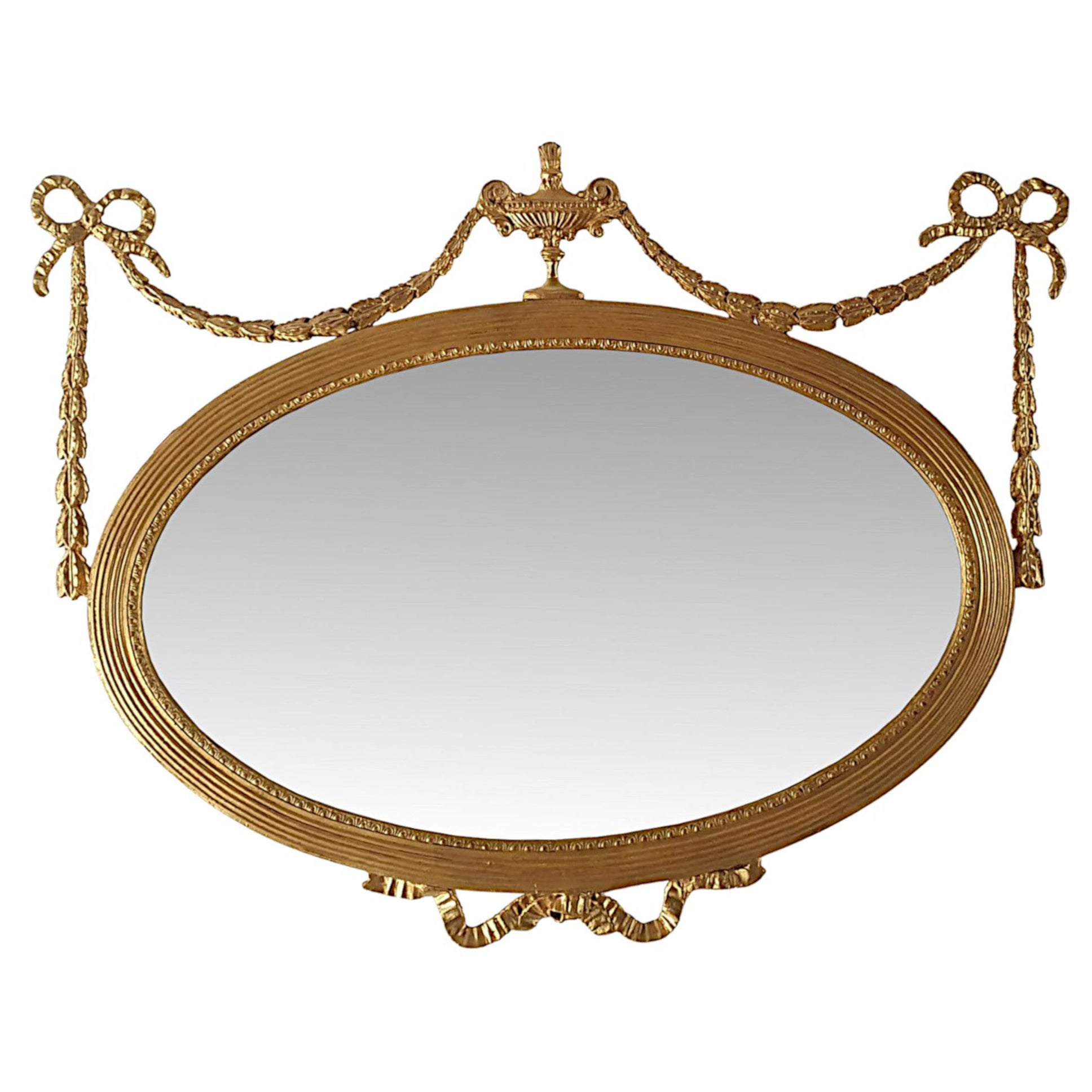 A Very Fine and Rare Late 19th Century Giltwood Mirror after Adams For ...