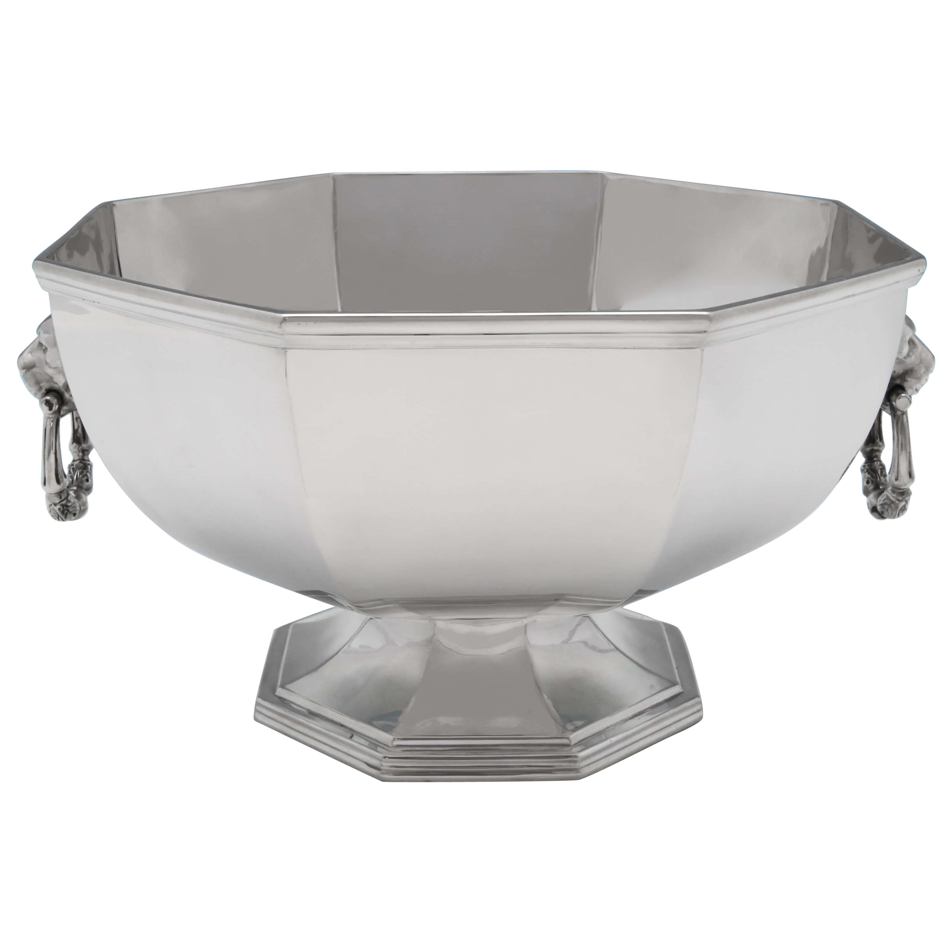 Art Deco Octagonal Sterling Silver Bowl - Sheffield 1923 For Sale at ...