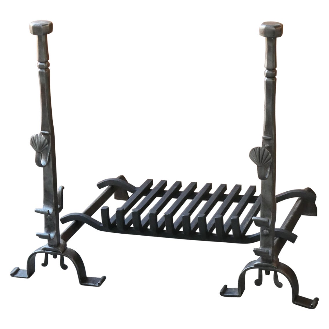 Antique French Renaissance Fireplace Grate, 17th Century For Sale at ...