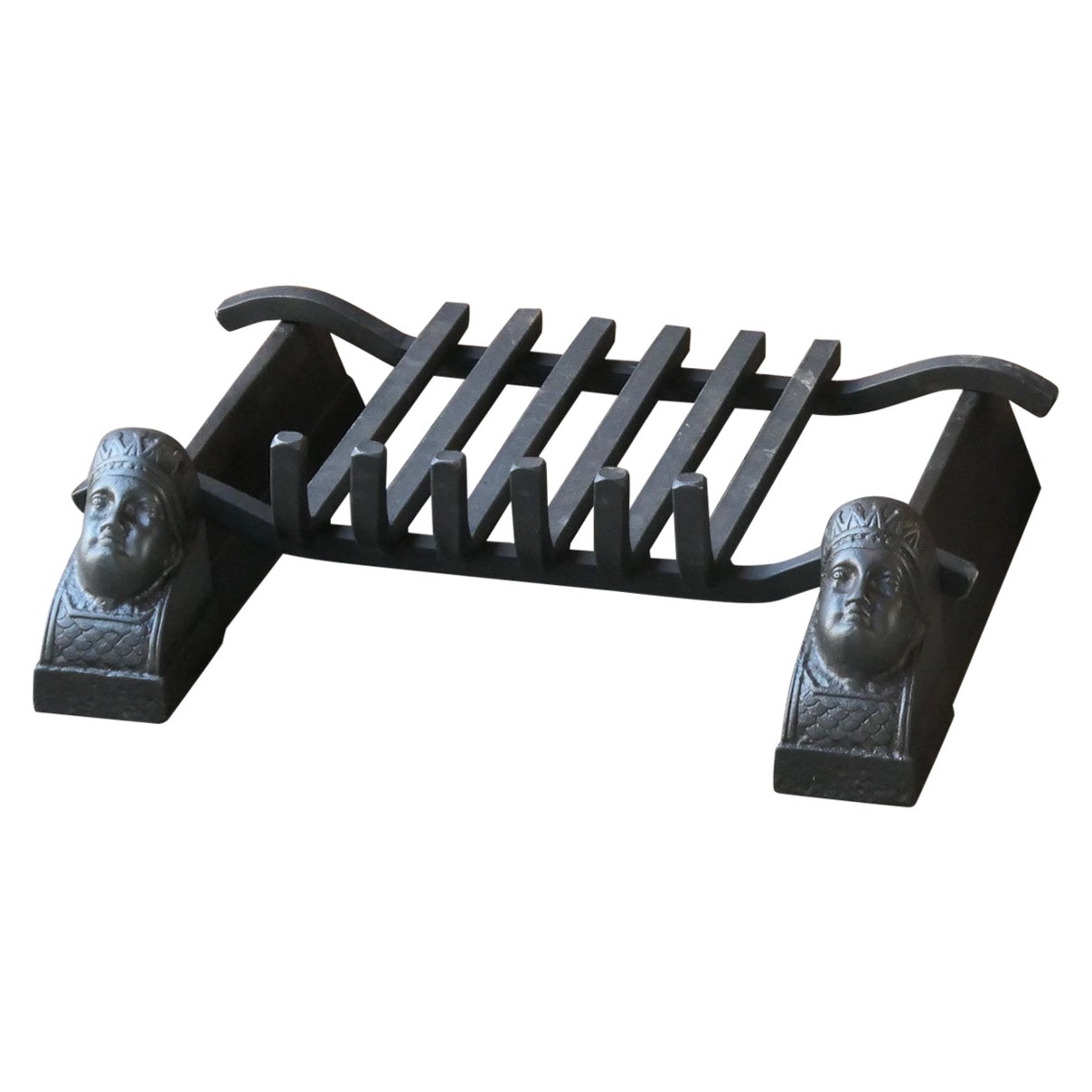 18th-19th Century French Neoclassical Fireplace Grate or Fire Grate For ...