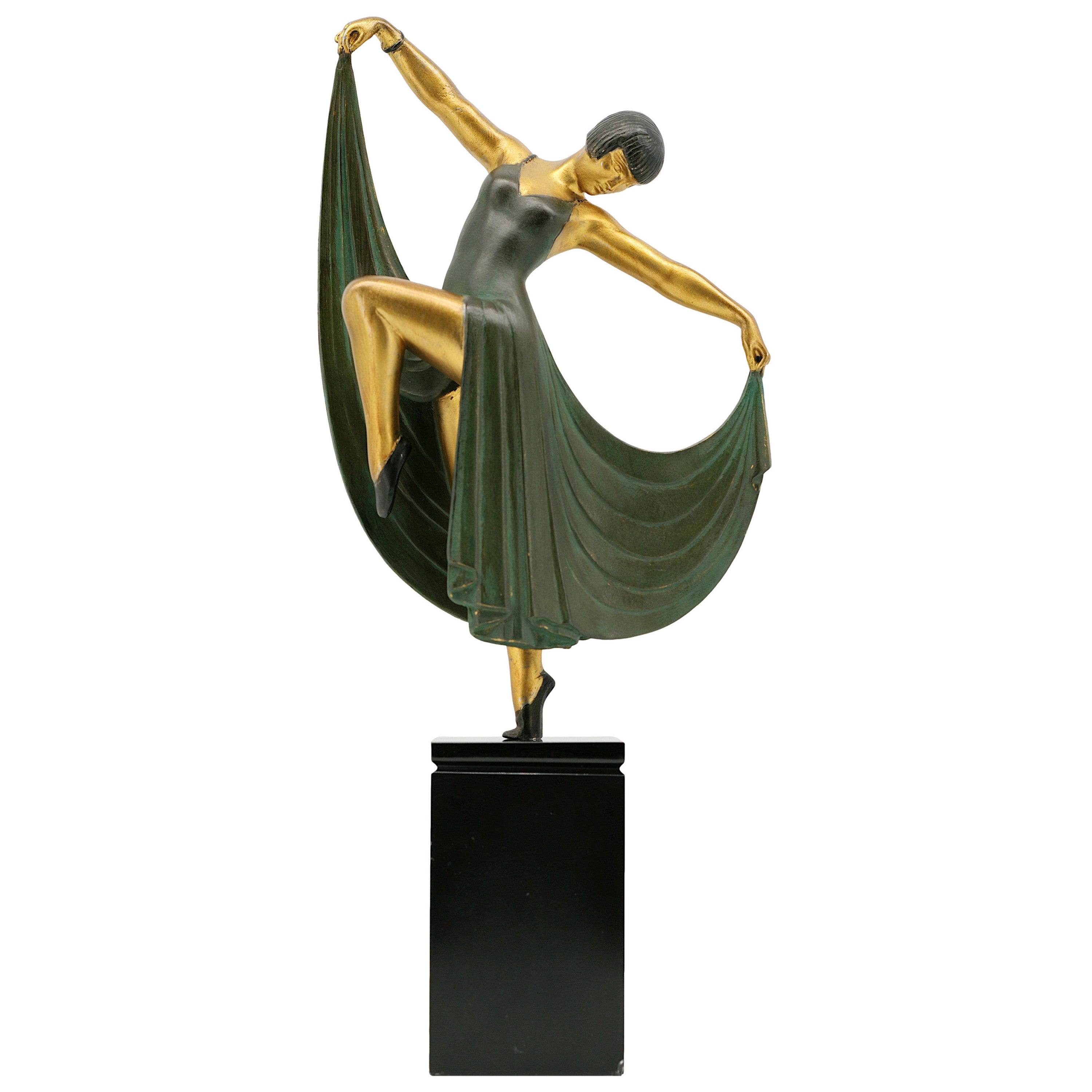 Demetre Chiparus (1886-1947), Art Deco Sculpture "Book Lady" at 1stDibs ...
