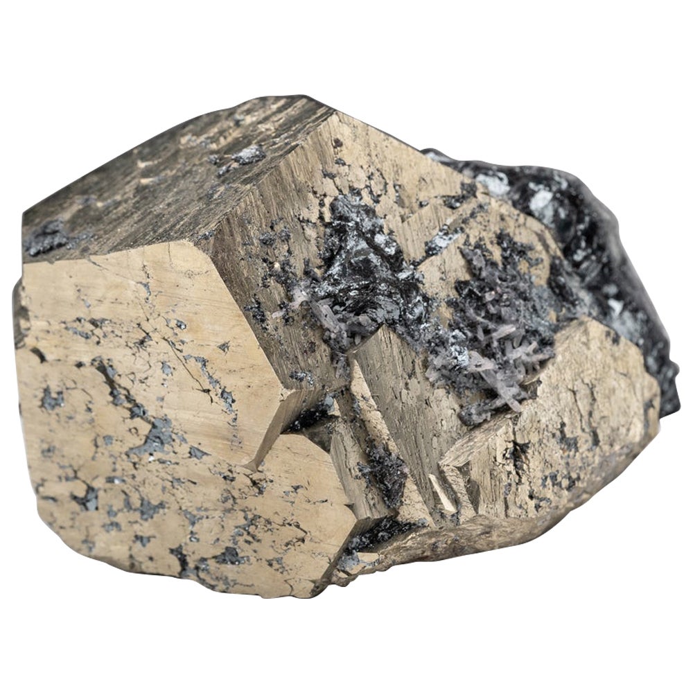 Pyrite on Hematite From Rio Marina, Elba Island, Tuscany, Italy For ...