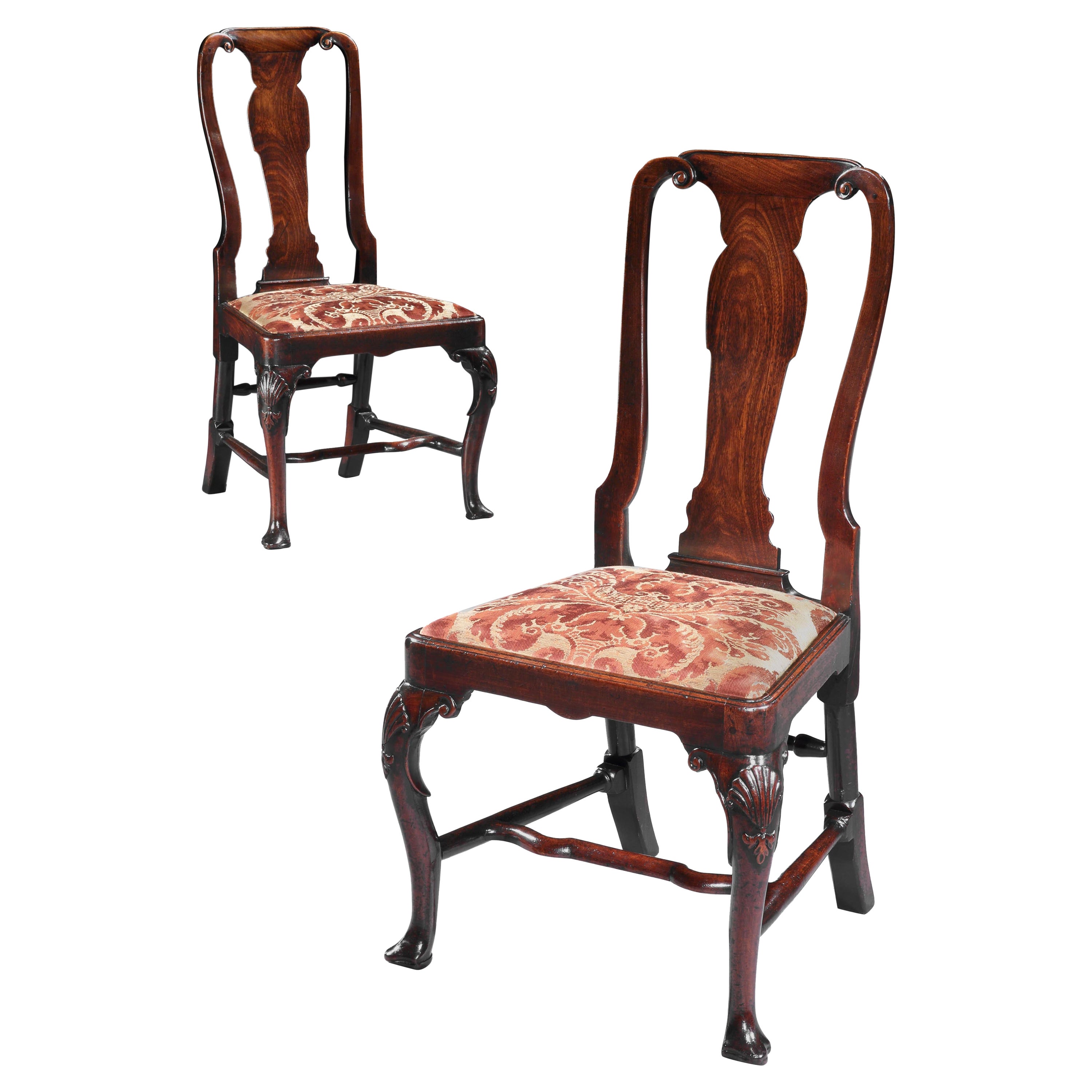 Boston Classical Mahogany Side Chair at 1stDibs