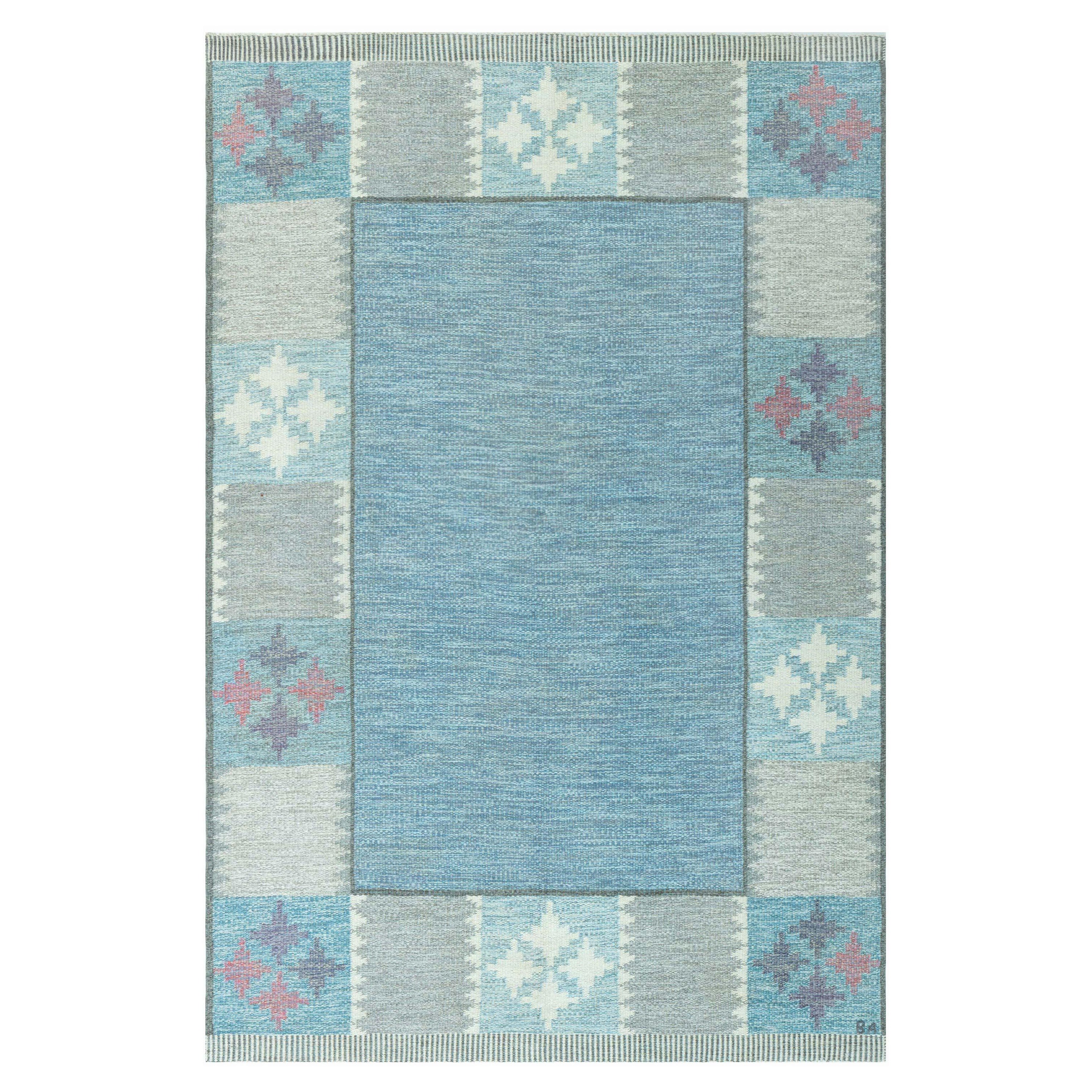 Doris Leslie Blau Collection Midcentury Swedish Flat Woven Rug by Bitte ...