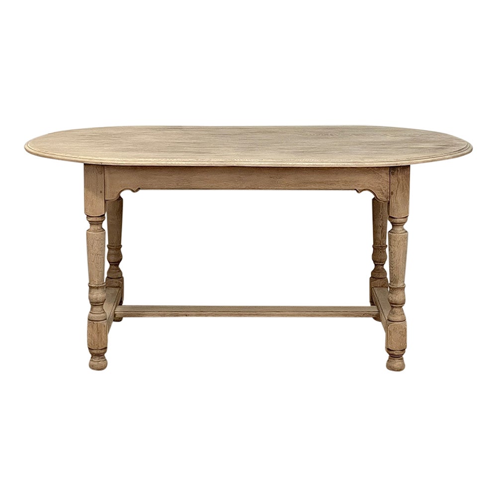 Rustic 19th Century European Oak Dining Table For Sale at 1stDibs