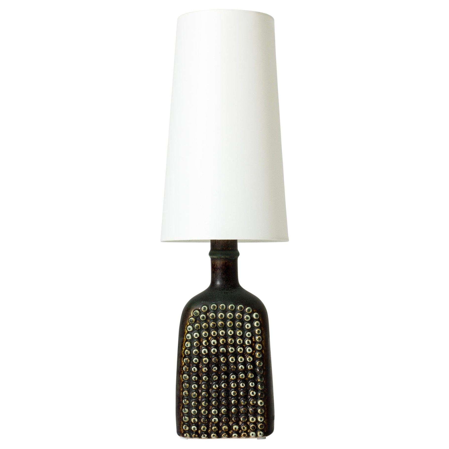 Modernist Mid-Century Stoneware Table Lamp, Stig Lindberg, Gustavsberg ...