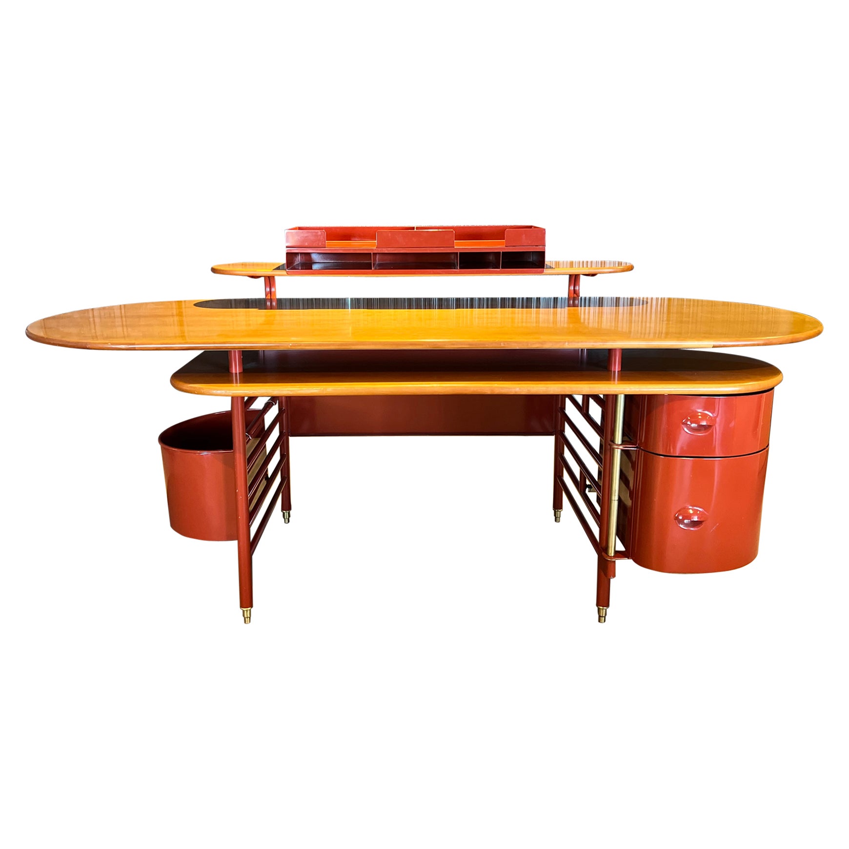 Frank Lloyd Wright for Cassina, 617 desk from S.C. Johnson Design For ...