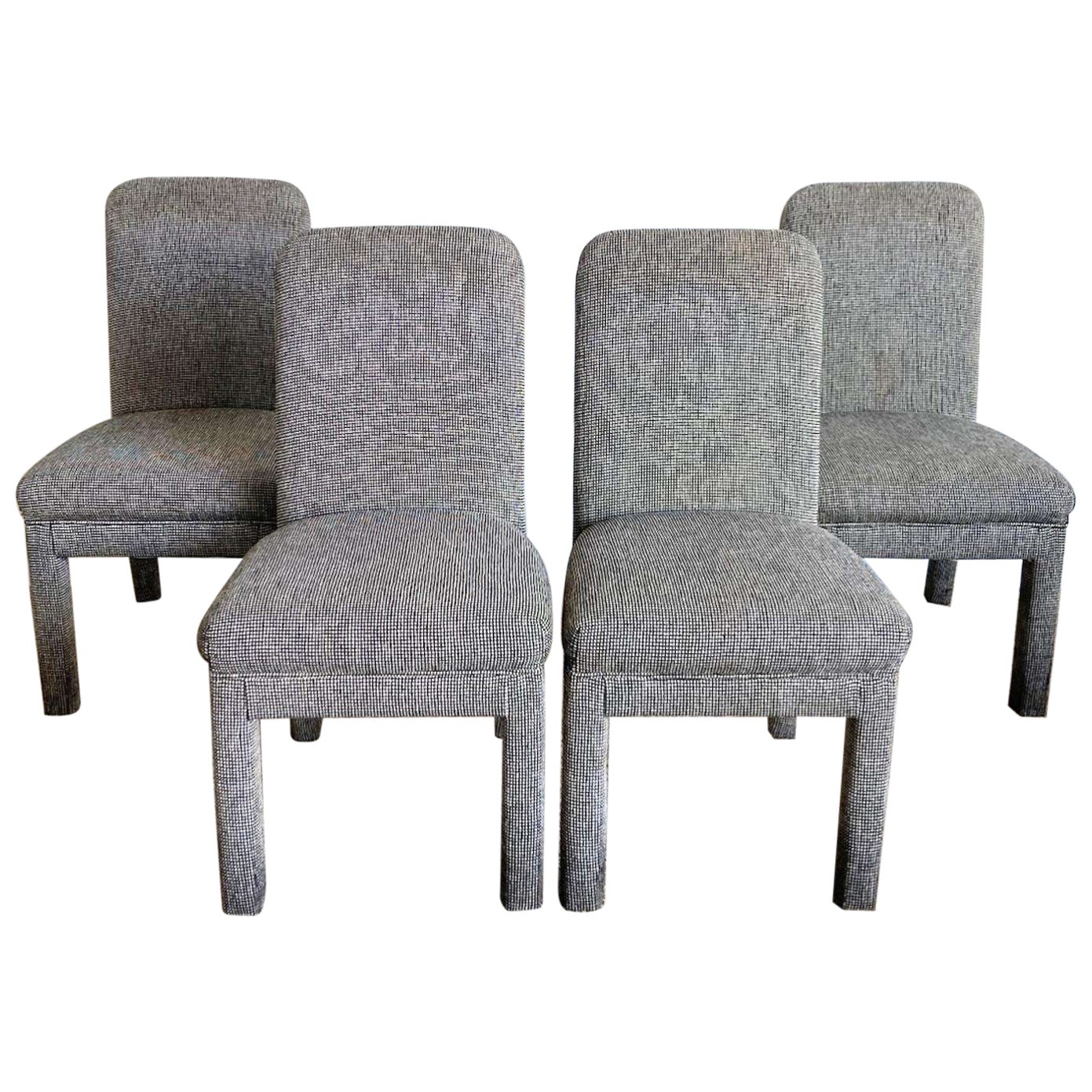 Postmodern Multi Colored Parsons Dining Chairs For Sale at 1stDibs