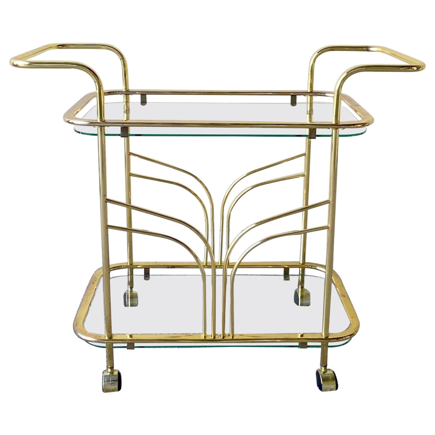 Elegant English Regency Style 3 Tier Tea Cart at 1stDibs