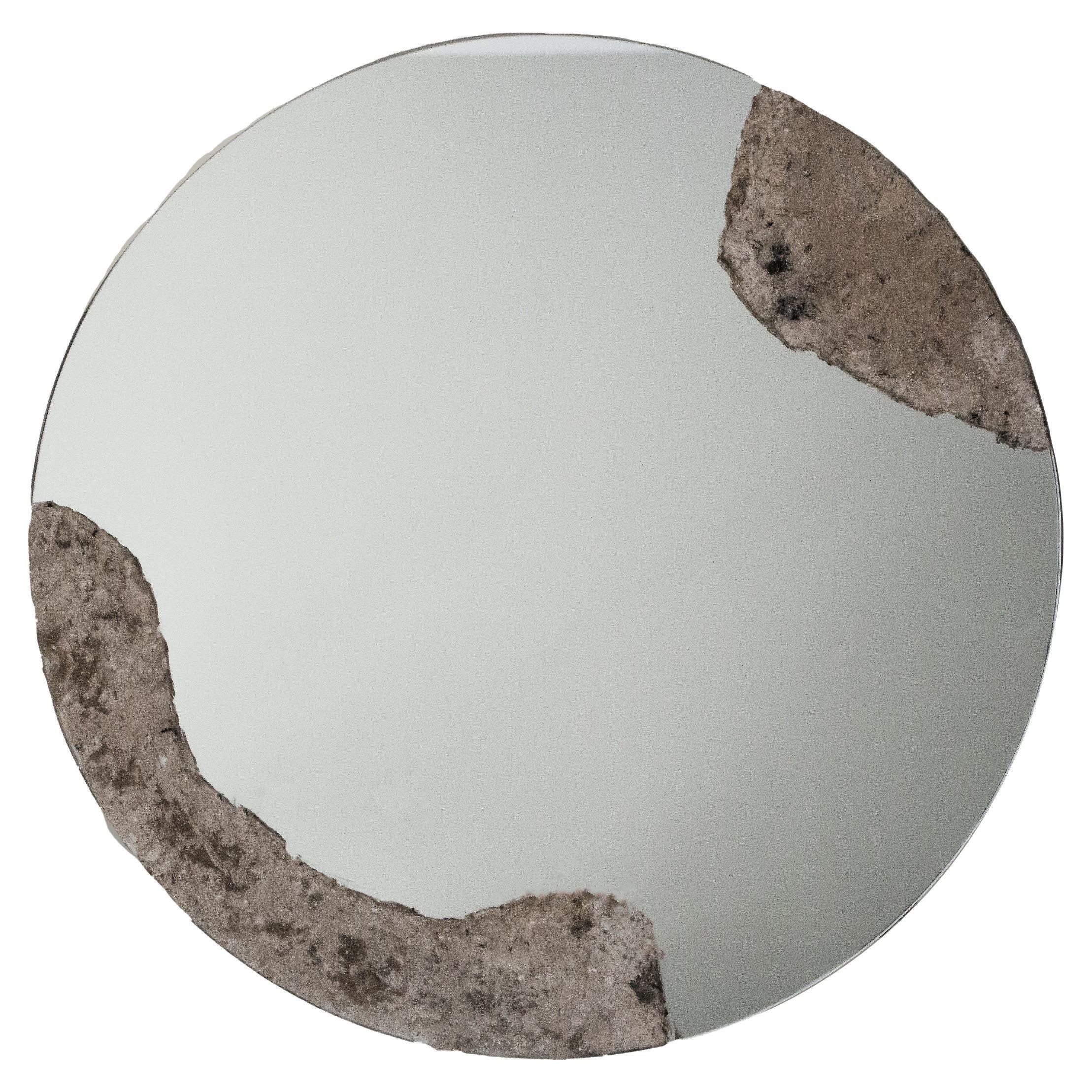 Tan Burnt Ash - Contemporary - Sculptural - Minimal - Pompeii Round ...