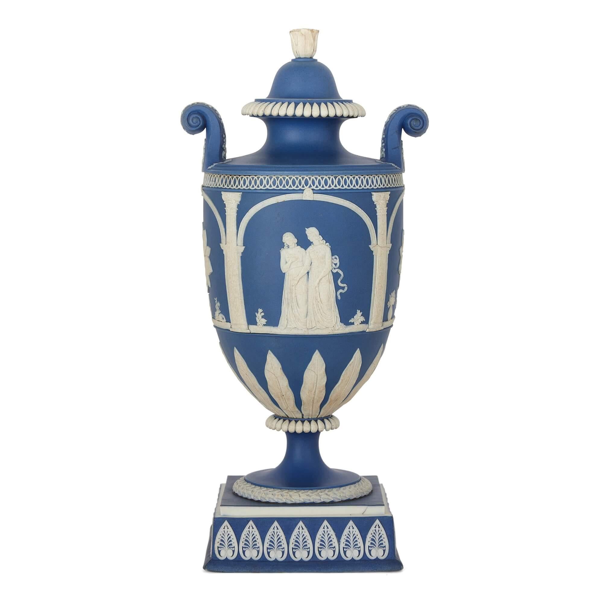 18th Century Jasperware Classical Greek-Style Vase by William Adams For ...
