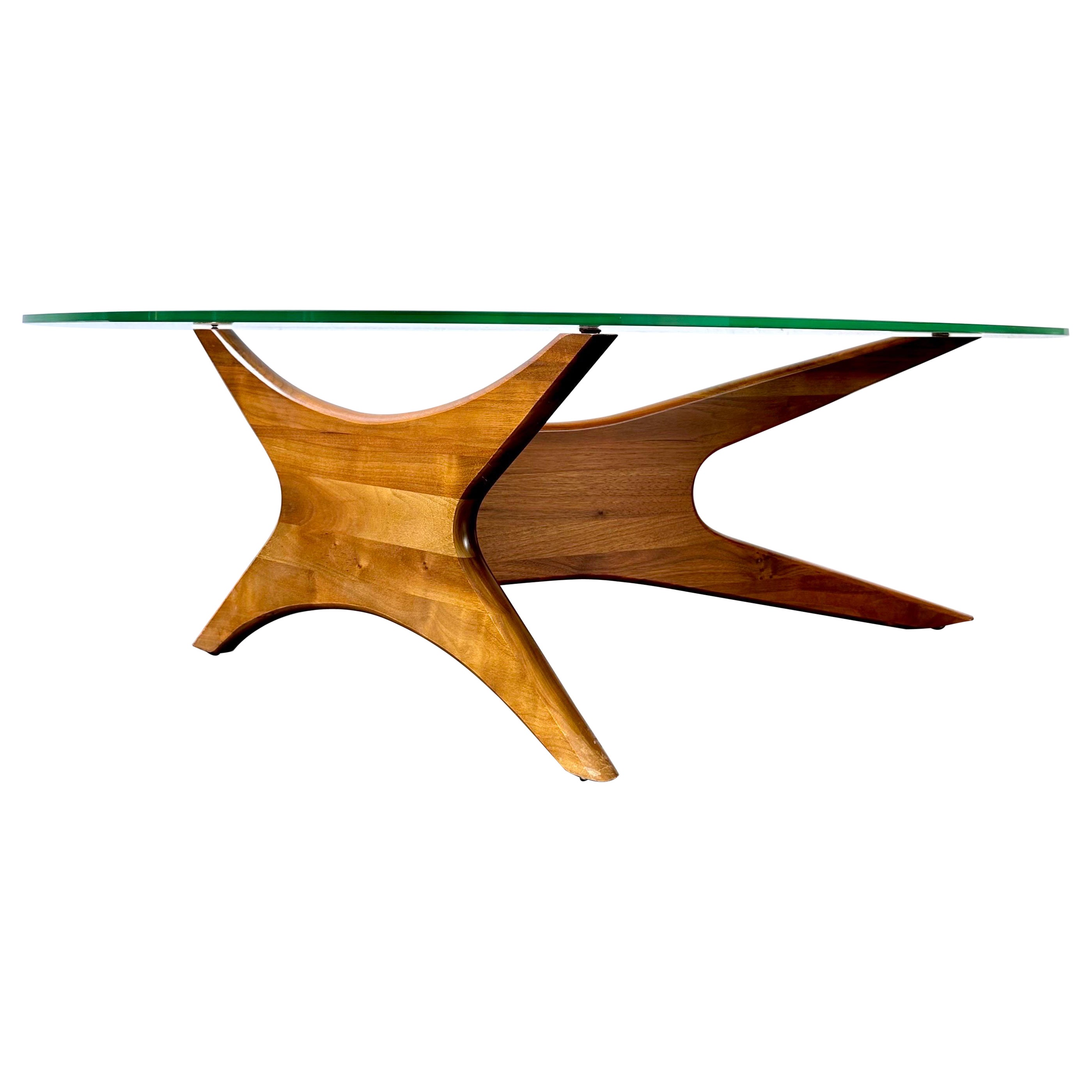 MCM Walnut Adrian Pearsall Jacks Coffee Table For Sale at 1stDibs