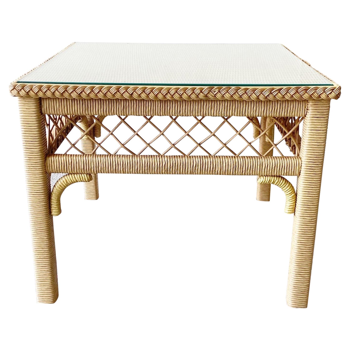 Boho Chic Moorish Design Round Side / End Table with Black Resin Top ...