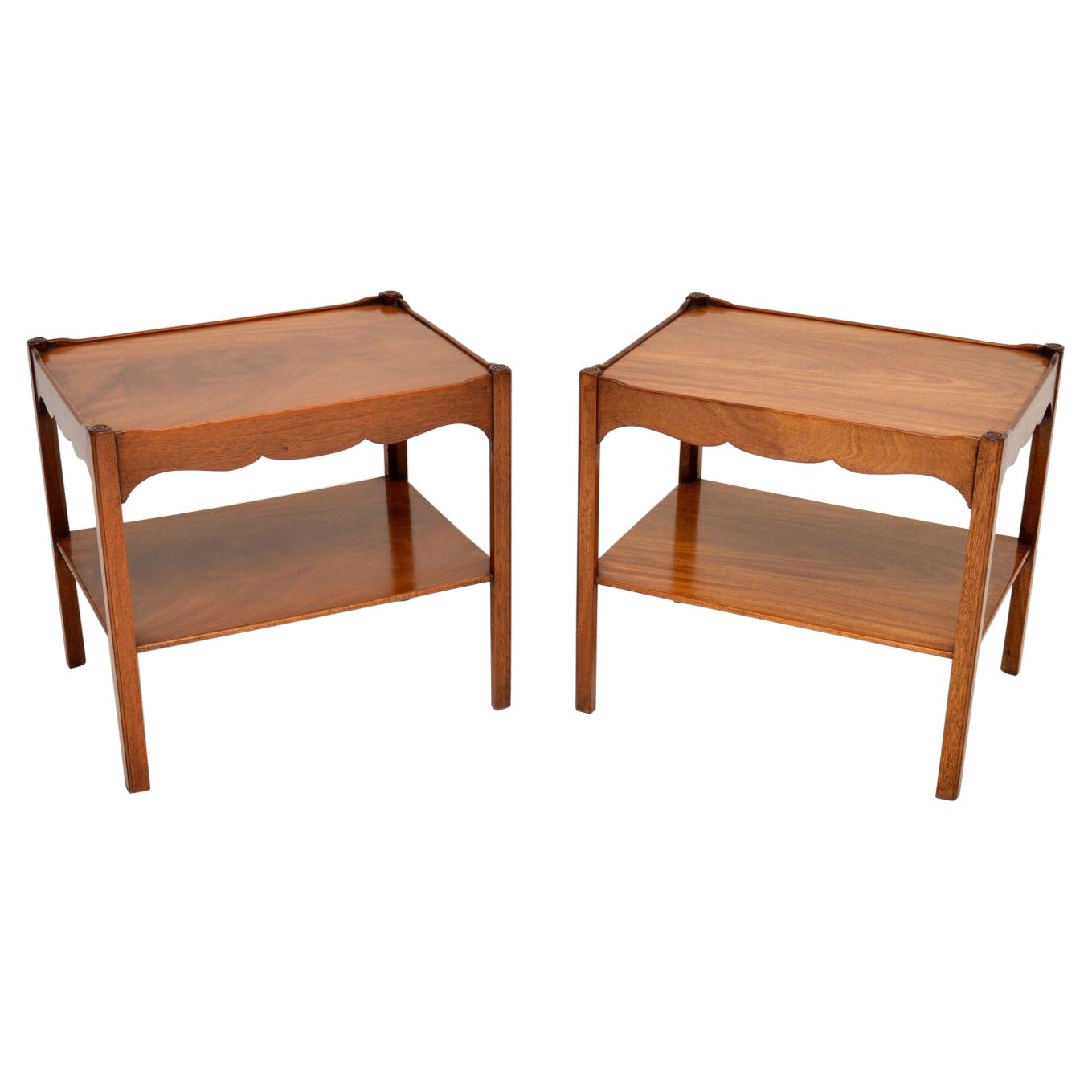 Pair of Antique Side Tables For Sale at 1stDibs