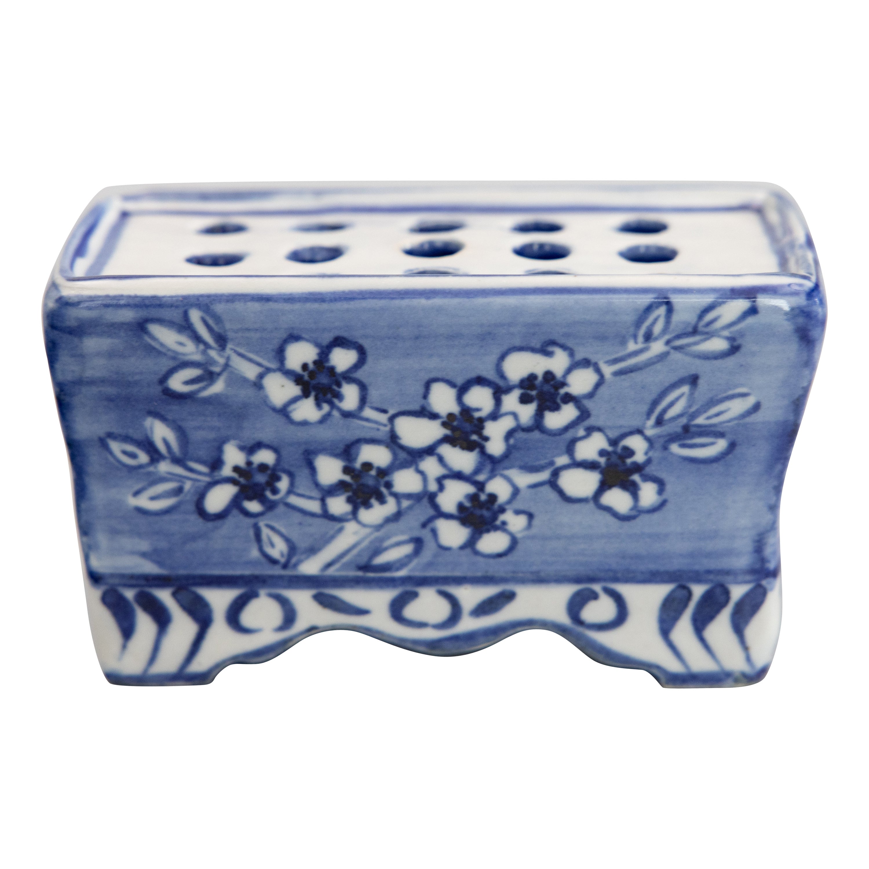 Antique Dutch Delft Faience Flower Brick Vase, circa 1900 For Sale at ...