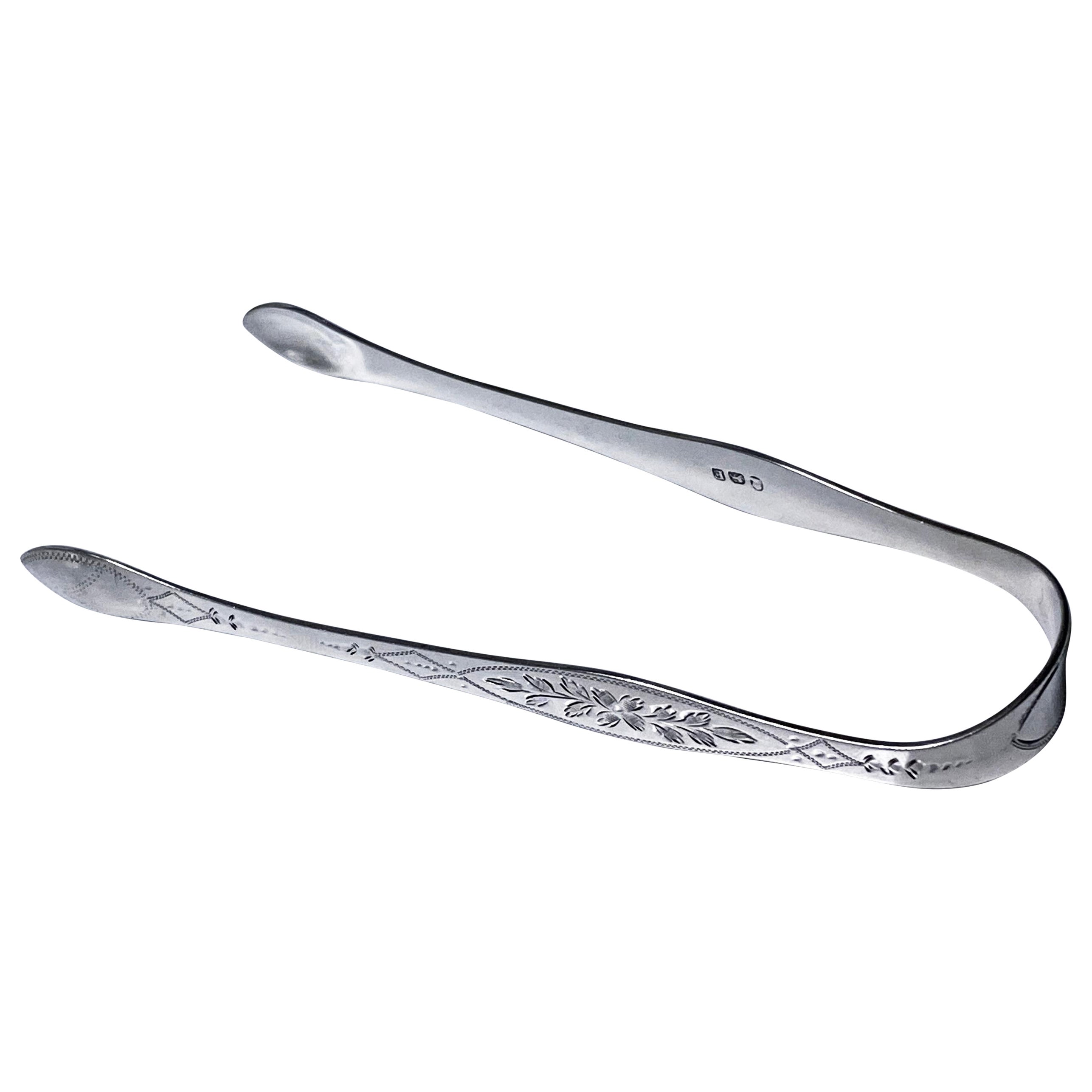 Pair of Georgian Silver Salt spoons Peter, Ann and William Bateman ...