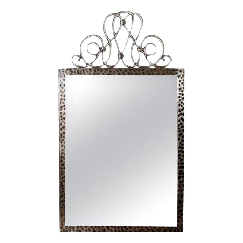 Art Deco Gilded Bronze Arabesque Arch Form Mirror in the Manner of ...