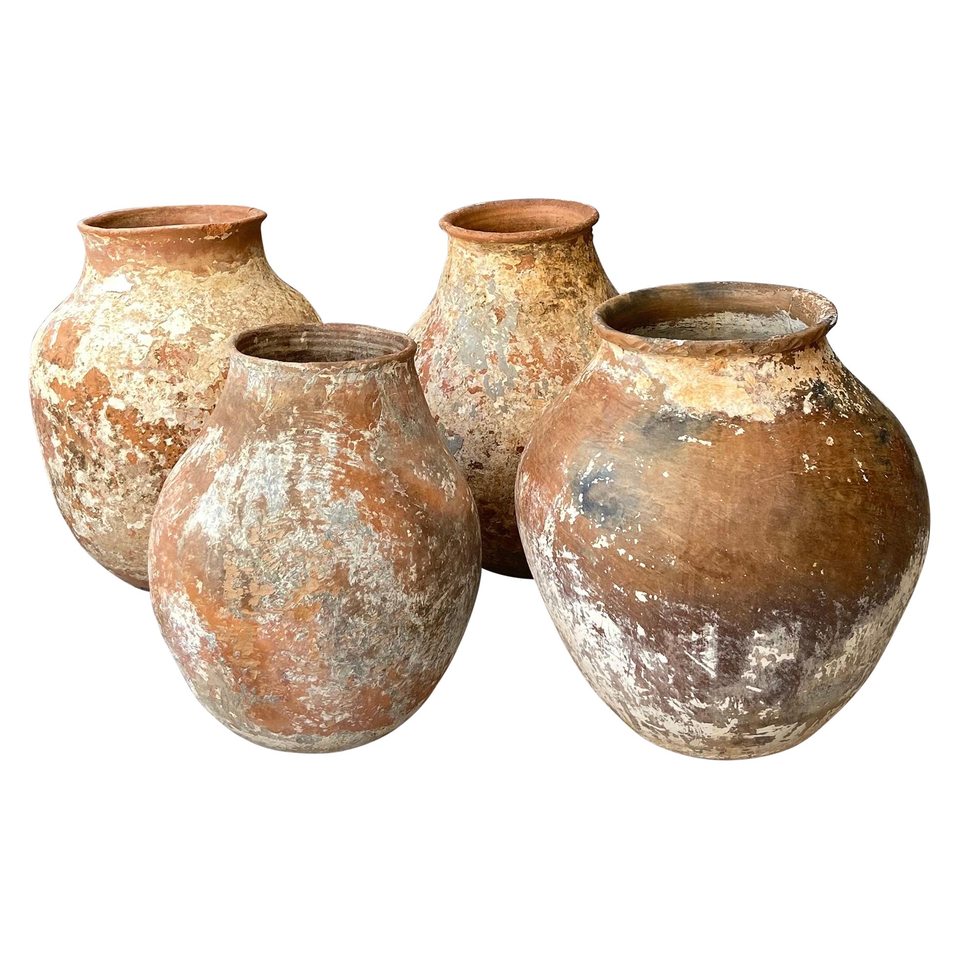 Mid 19th Century Terracotta Jars From Oaxaca, Mexico (Set of 4) For ...