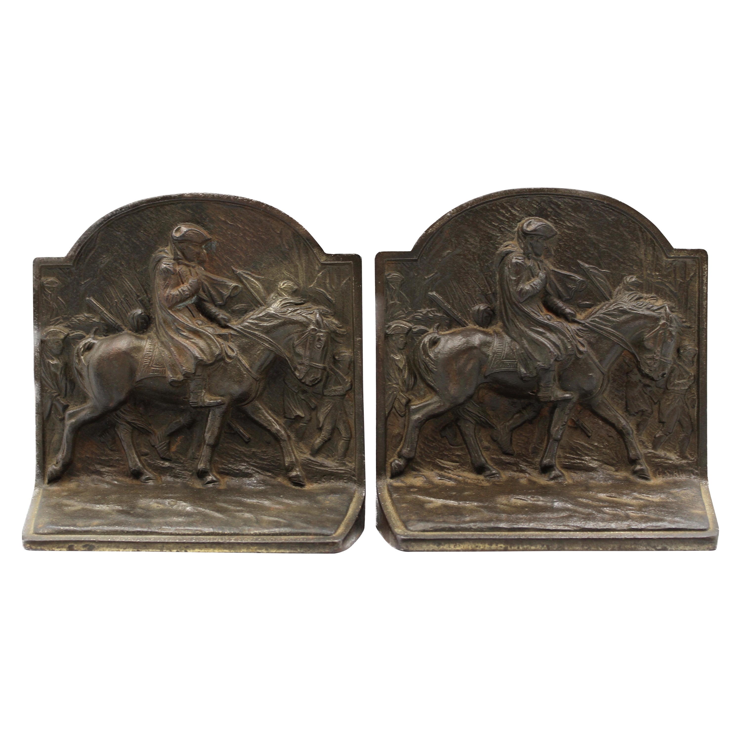 Vintage Washington at Valley Forge Bookends by Hubley, Circa 1925 at ...