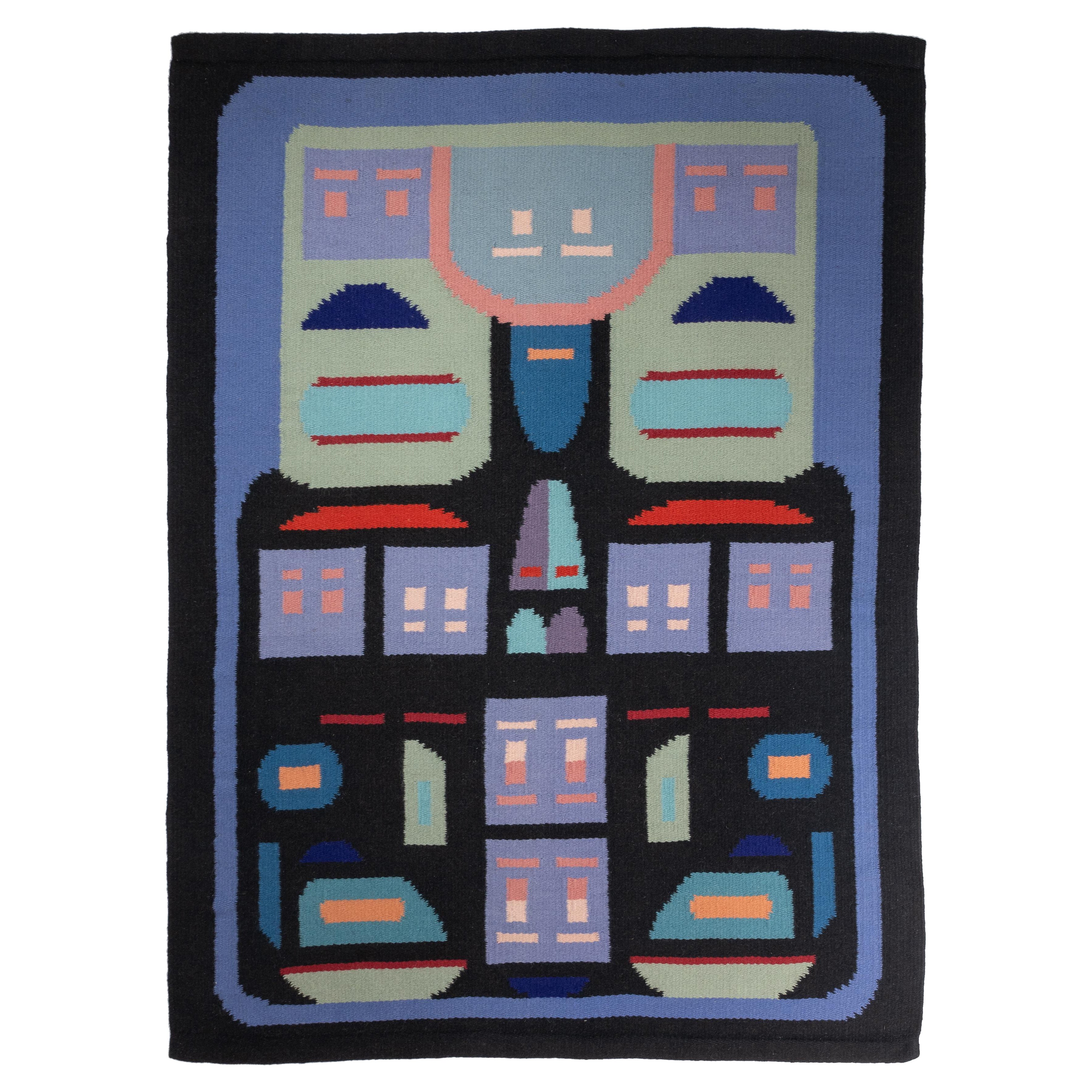 Postmodern Carpet, 1980's For Sale at 1stDibs