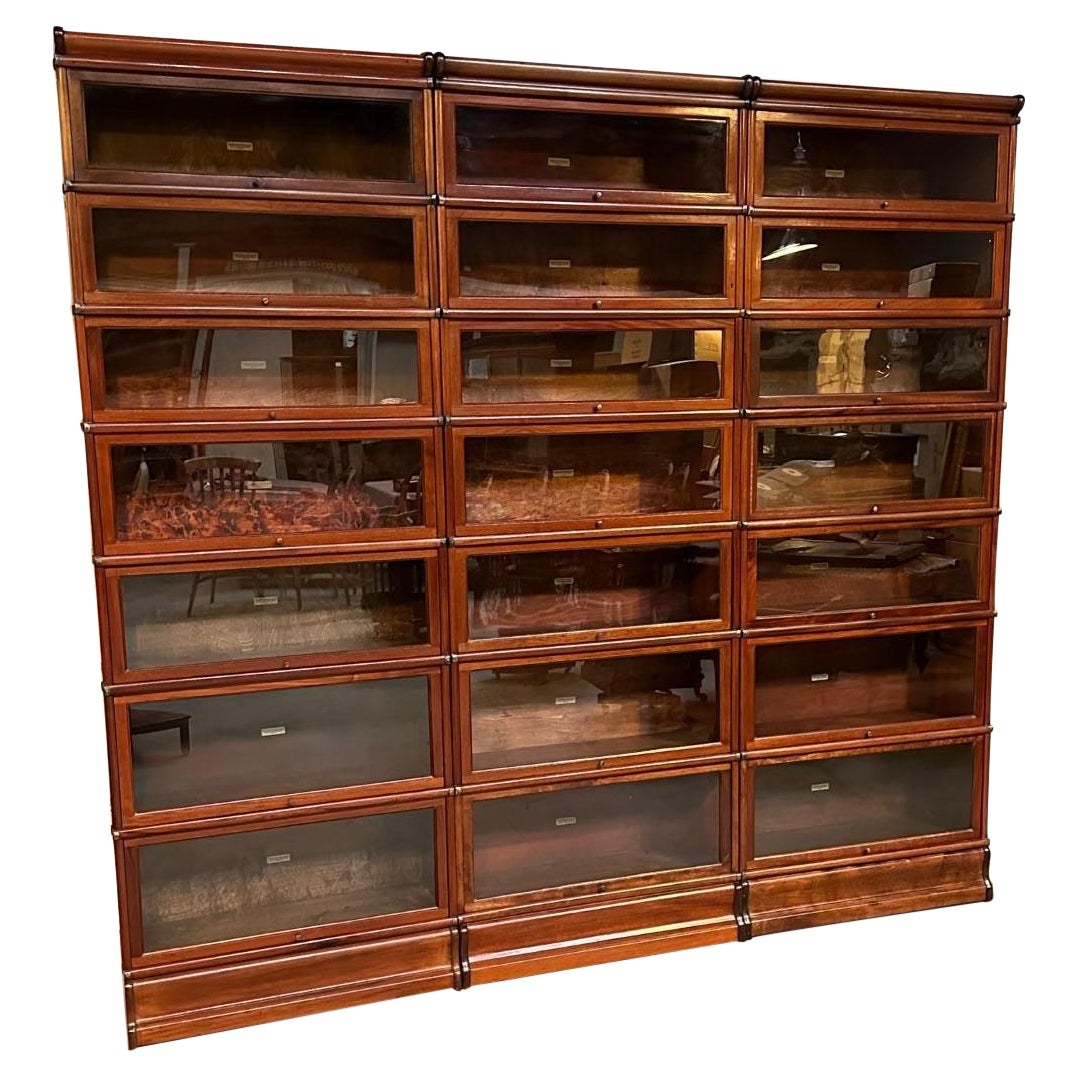 Impressive large Globe Wernicke Bookcase For Sale at 1stDibs