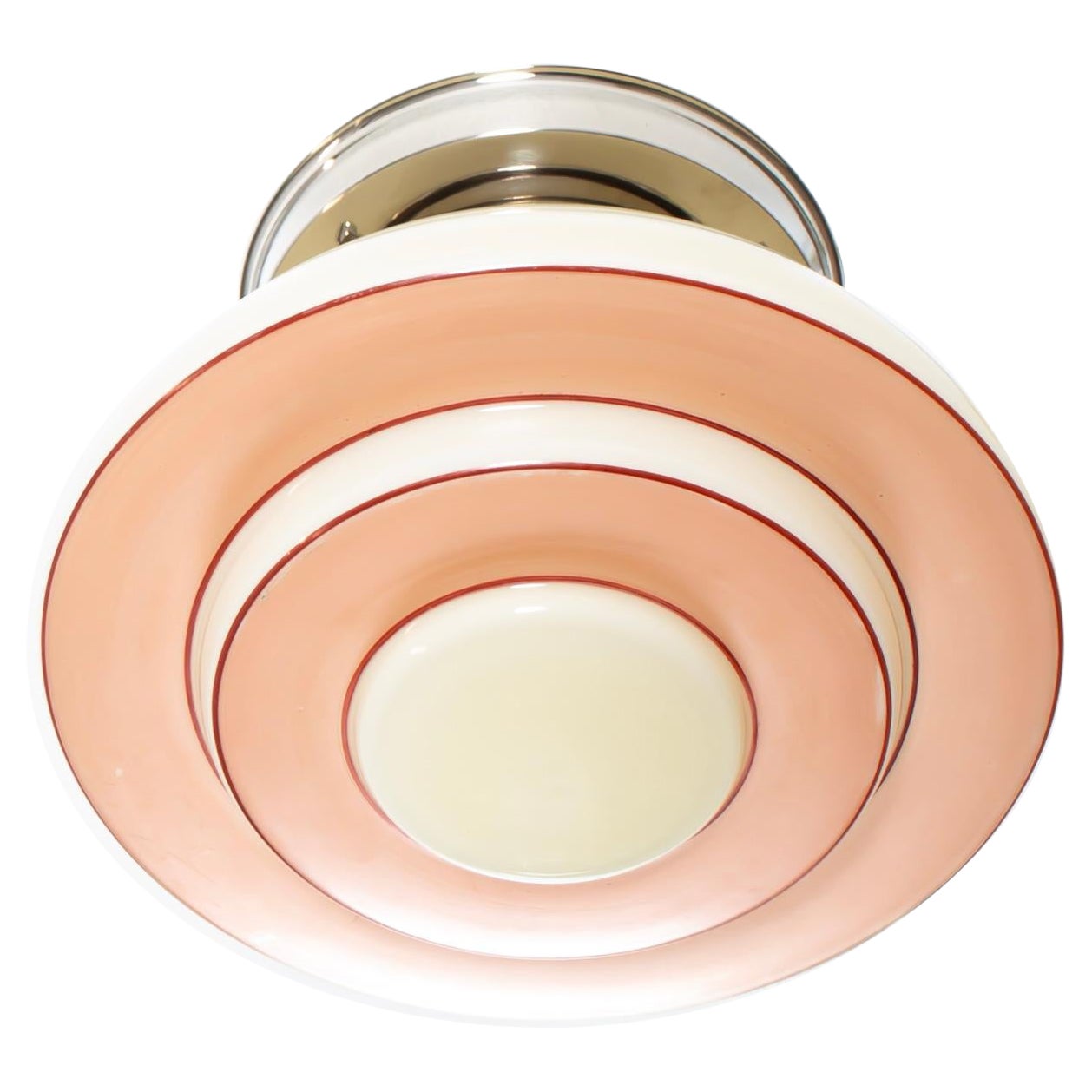 Norwegian Functionalist Flush Mount Ceiling Light, 1950s For Sale at ...