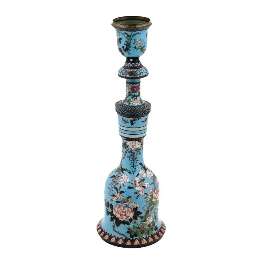 Antique Japanese Meiji Cloisonne Enamel Hookah For Sale at 1stDibs