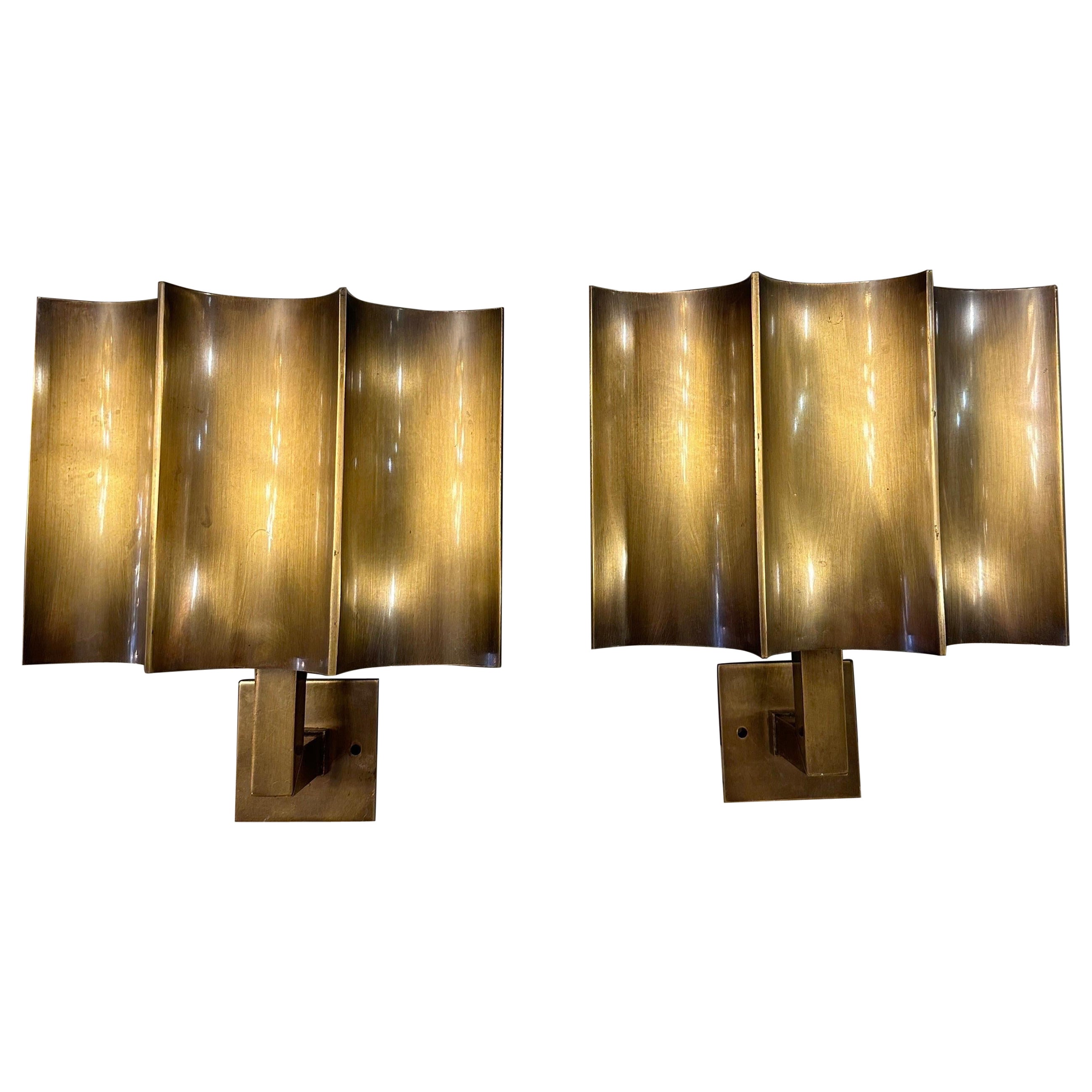 Pair of Vega Wall Lights For Sale at 1stDibs