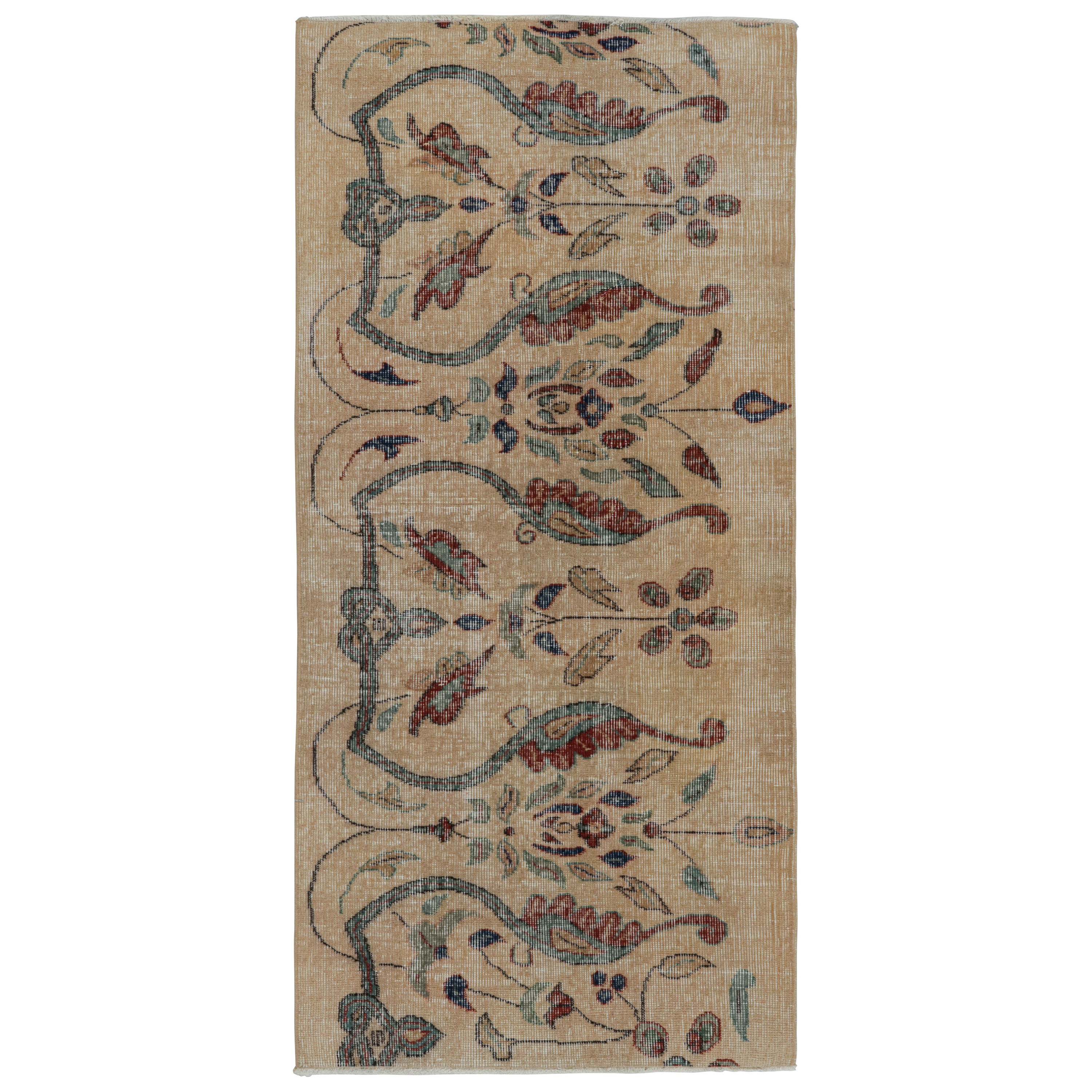 Vintage Turkish Burdur Rug with Polychromatic Striae patterns, from Rug ...
