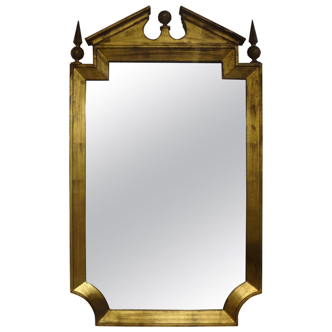 Hand Carved Italian Mirror by Palladio, 1950s at 1stDibs