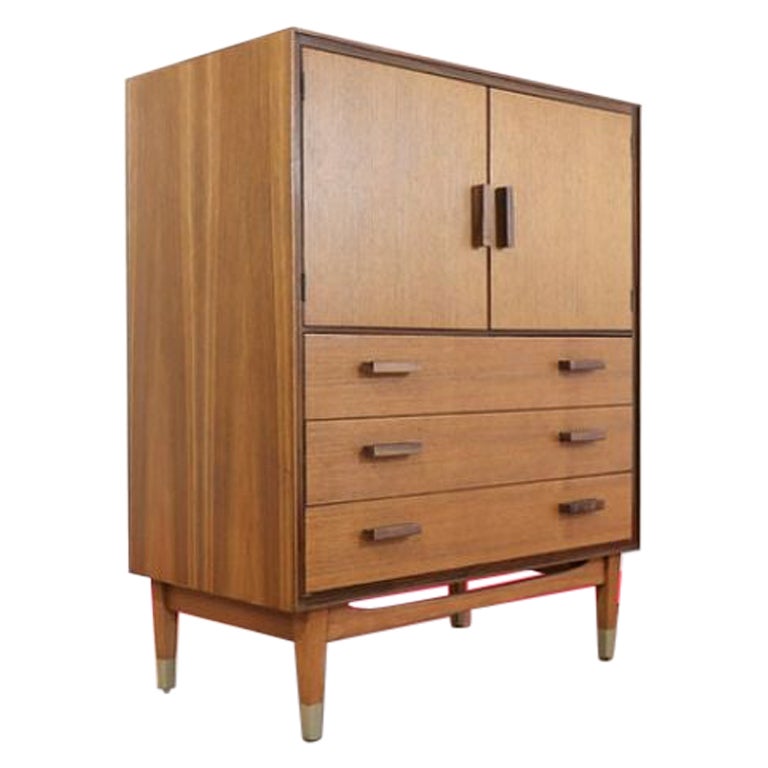 Mid Century Modern Vintage Buffet Cabinet by Wrighton Danish Style For ...