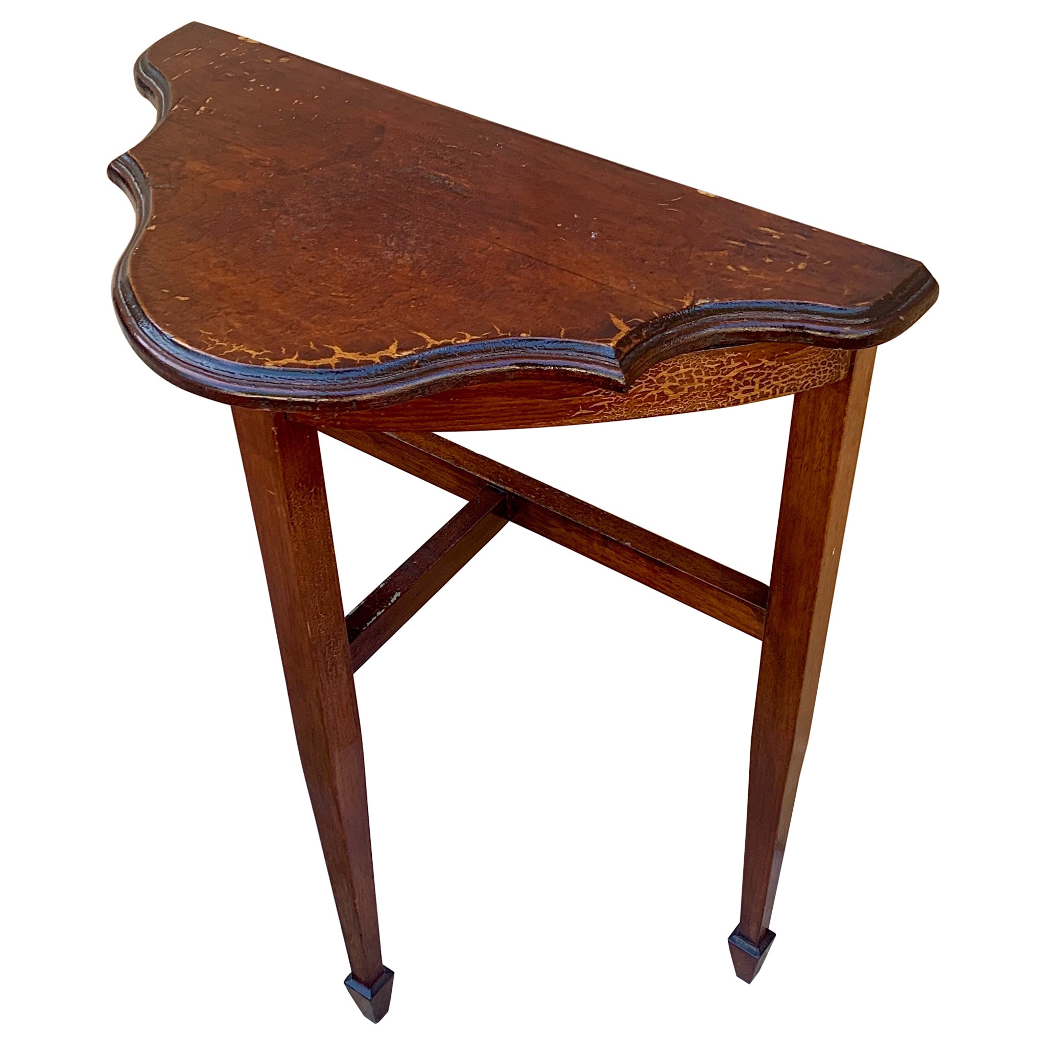 Antique American Federal Walnut Side Table, Mid 19th Century For Sale ...
