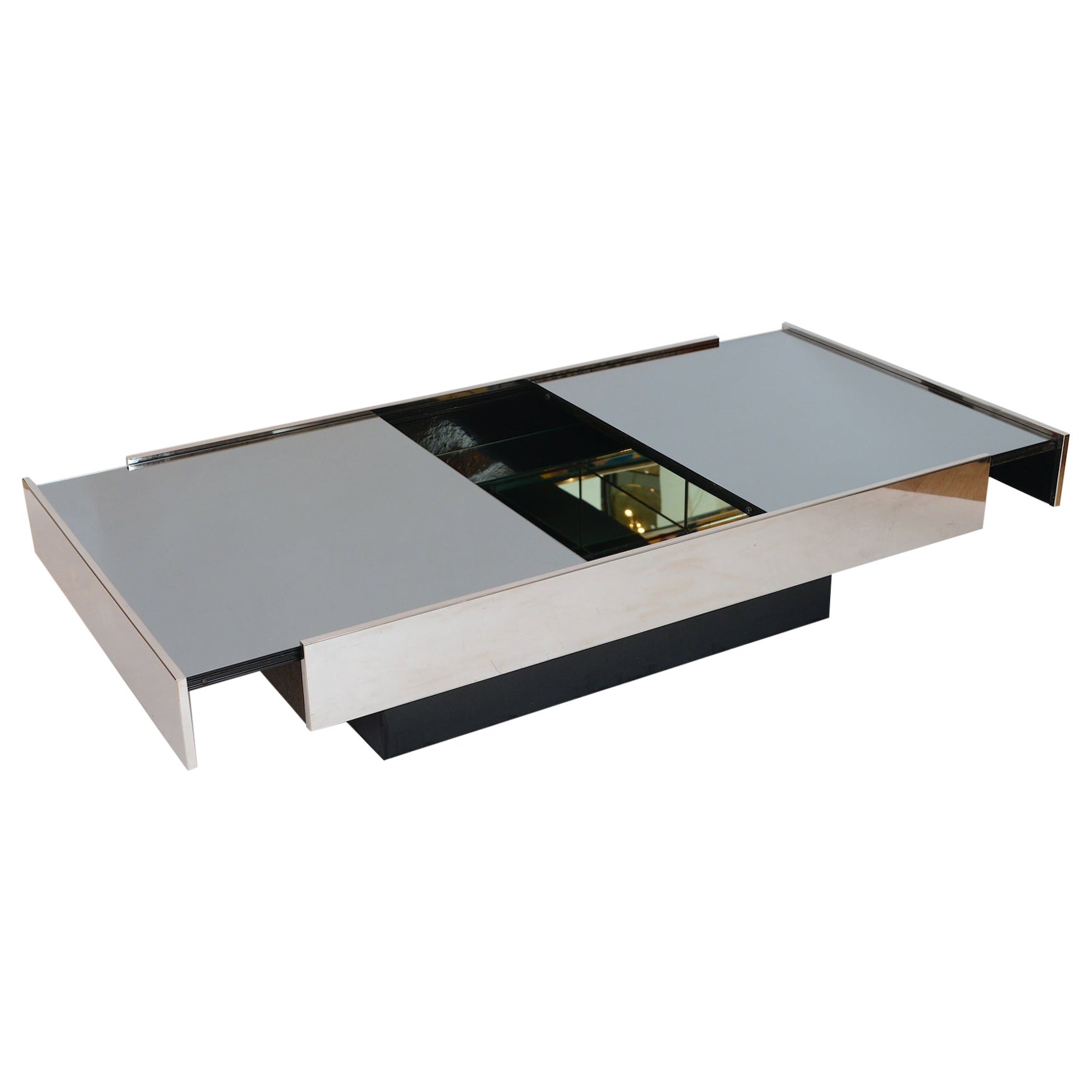 Italian Modernist Faux Marble Cocktail Table by Willy Rizzo For Sale at ...