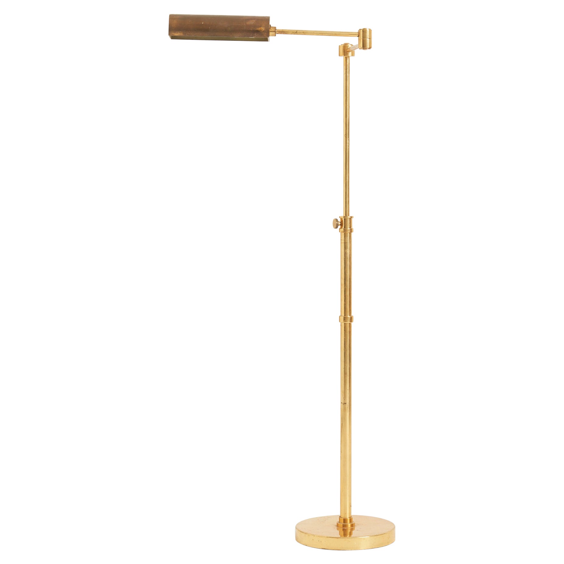 Brass Reading Lamp For Sale at 1stDibs