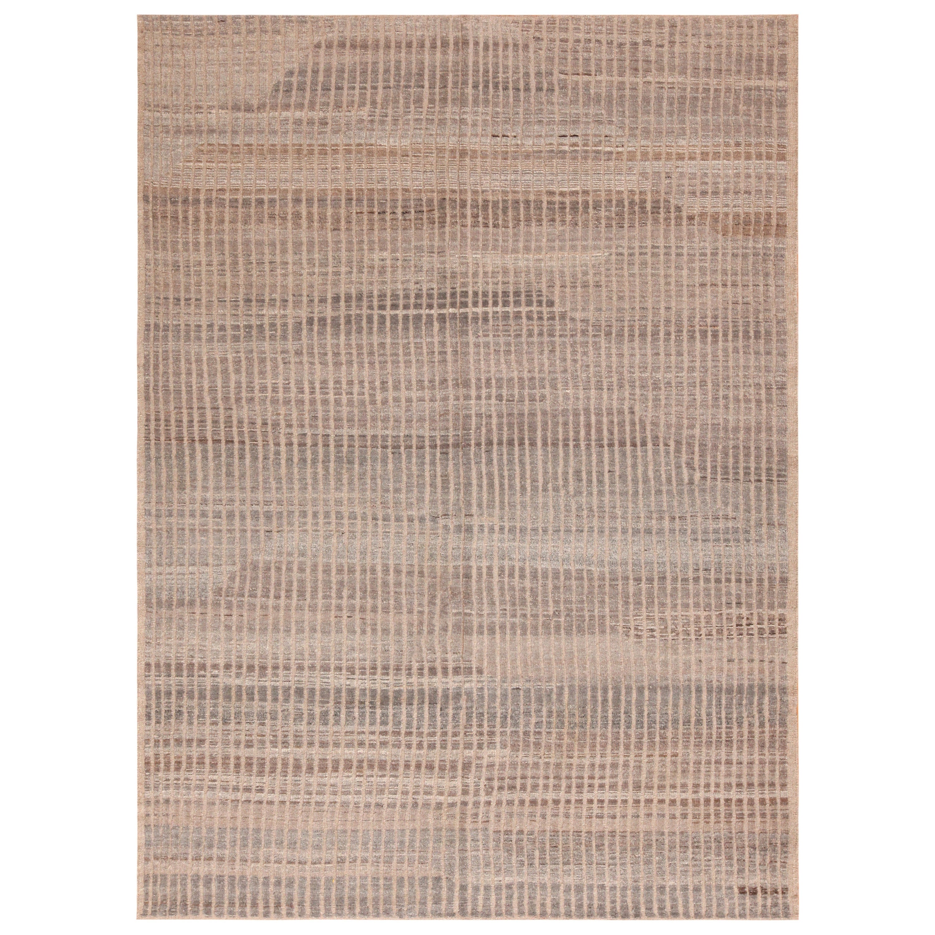 Nazmiyal Collection Contemporary Central Asian Area Rug. 6 ft 8 in x 9 ...