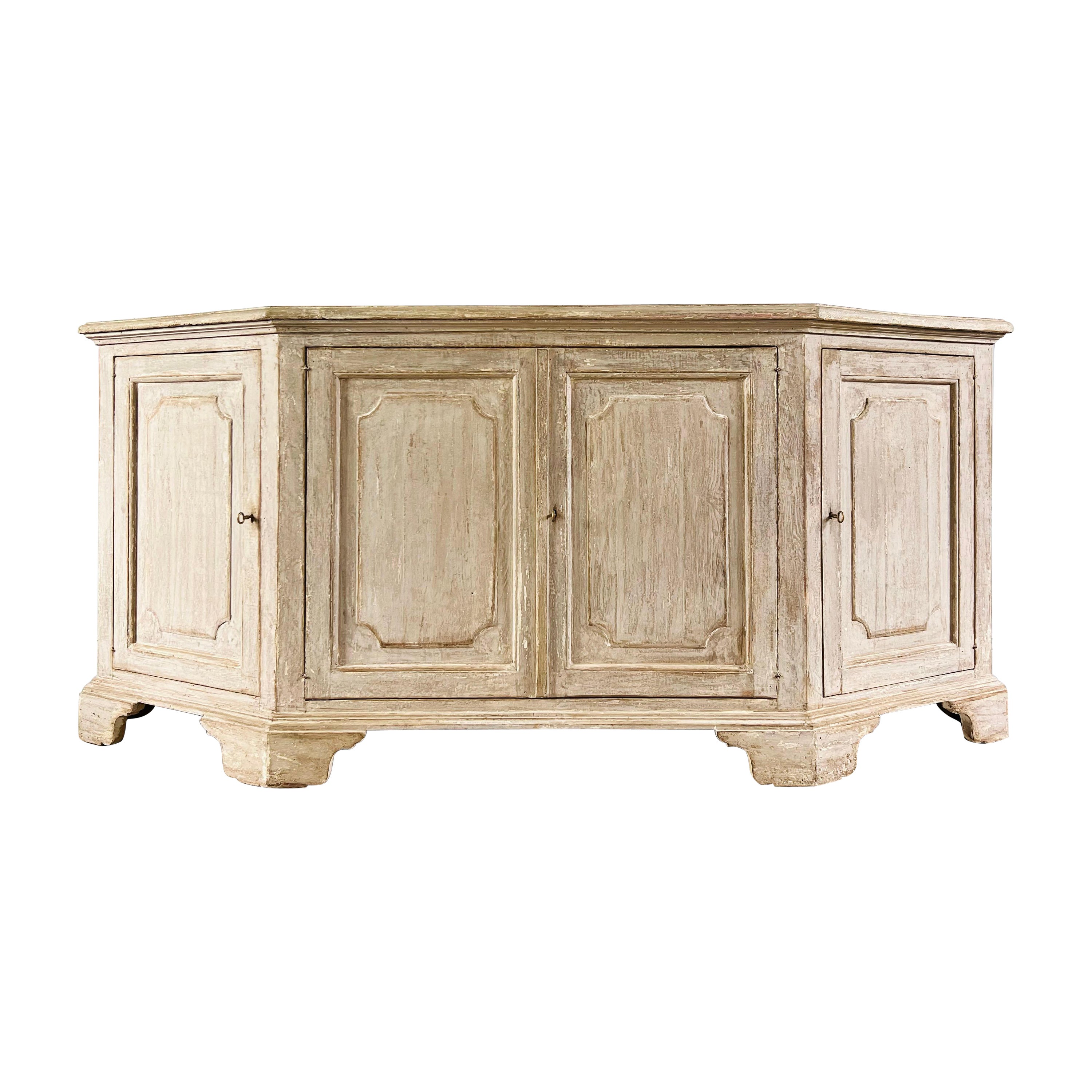 Architectural Painted Sideboard at 1stDibs